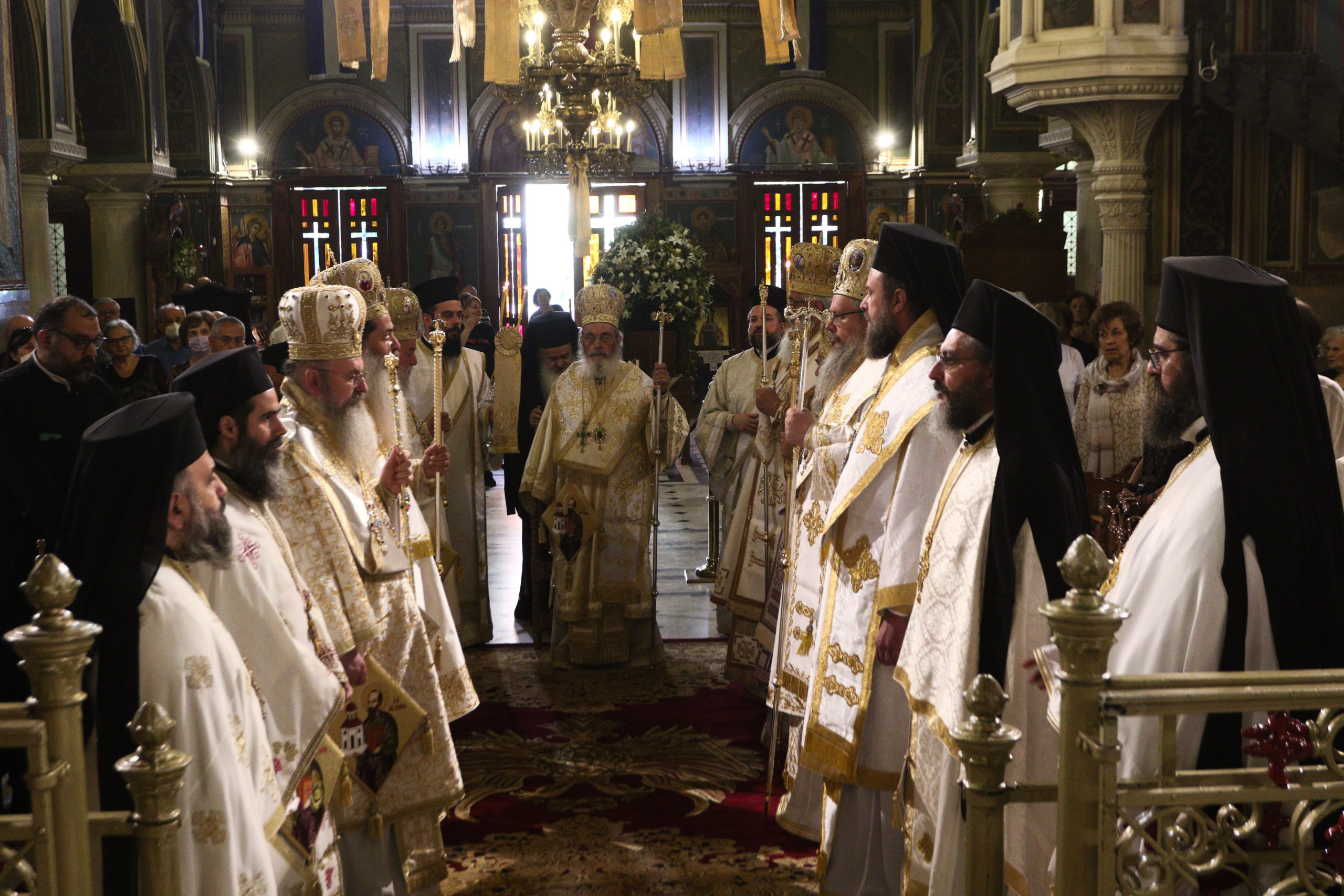 Η Εκκλησία της Ελλάδος τίμησε τον Ιδρυτή της - Συνοδική Θεία Λειτουργία ...