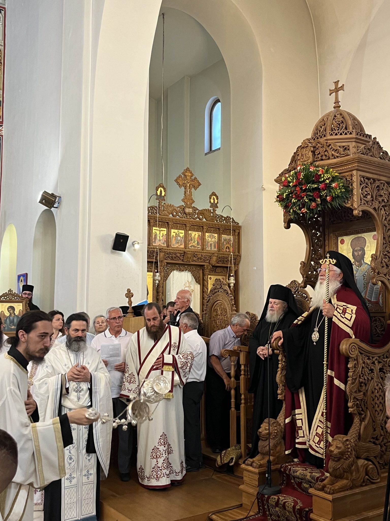 Ο Κυδωνίας Δαμασκηνός στην εορτή του Αγίου Ανδρέα στο Αρκαλοχώρι ...