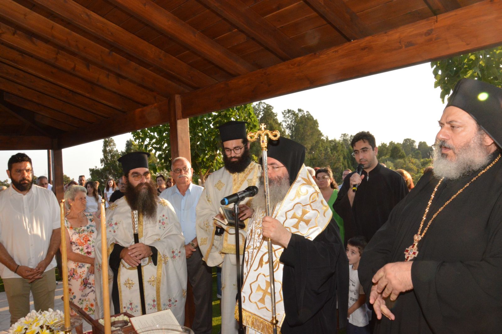Θυρανοίξια Παρεκκλησίου της Αγίας Μαρίνας τέλεσε ο Επίσκοπος Αμαθούντος ...