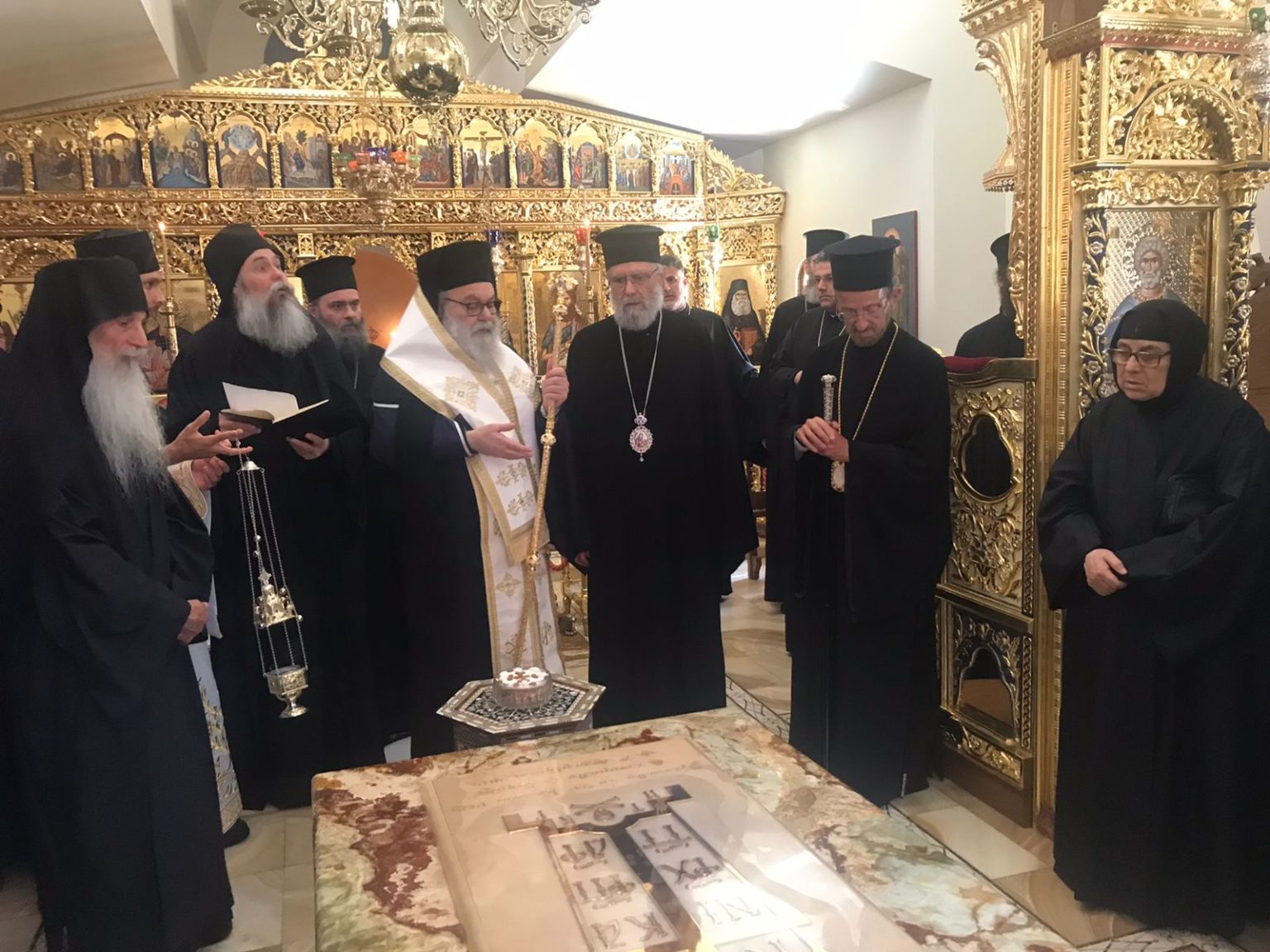 Ο Πατριάρχης Αντιοχείας στην Ιερά Μονή Αγίου Αντωνίου στην Αριζόνα ...
