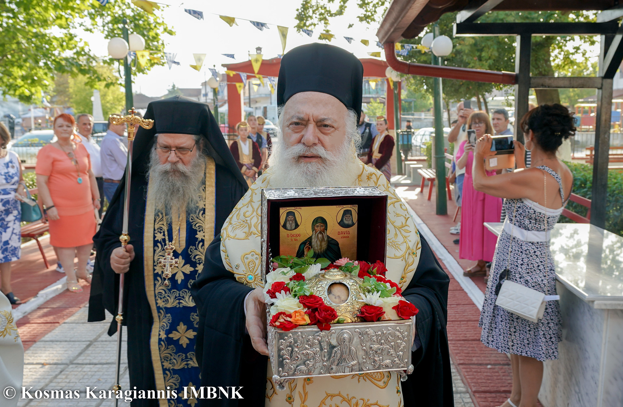 Υποδοχή της Τιμίας Κάρας του Οσίου Δαβίδ στο Άνω Ζερβοχώρι Ημαθίας ...
