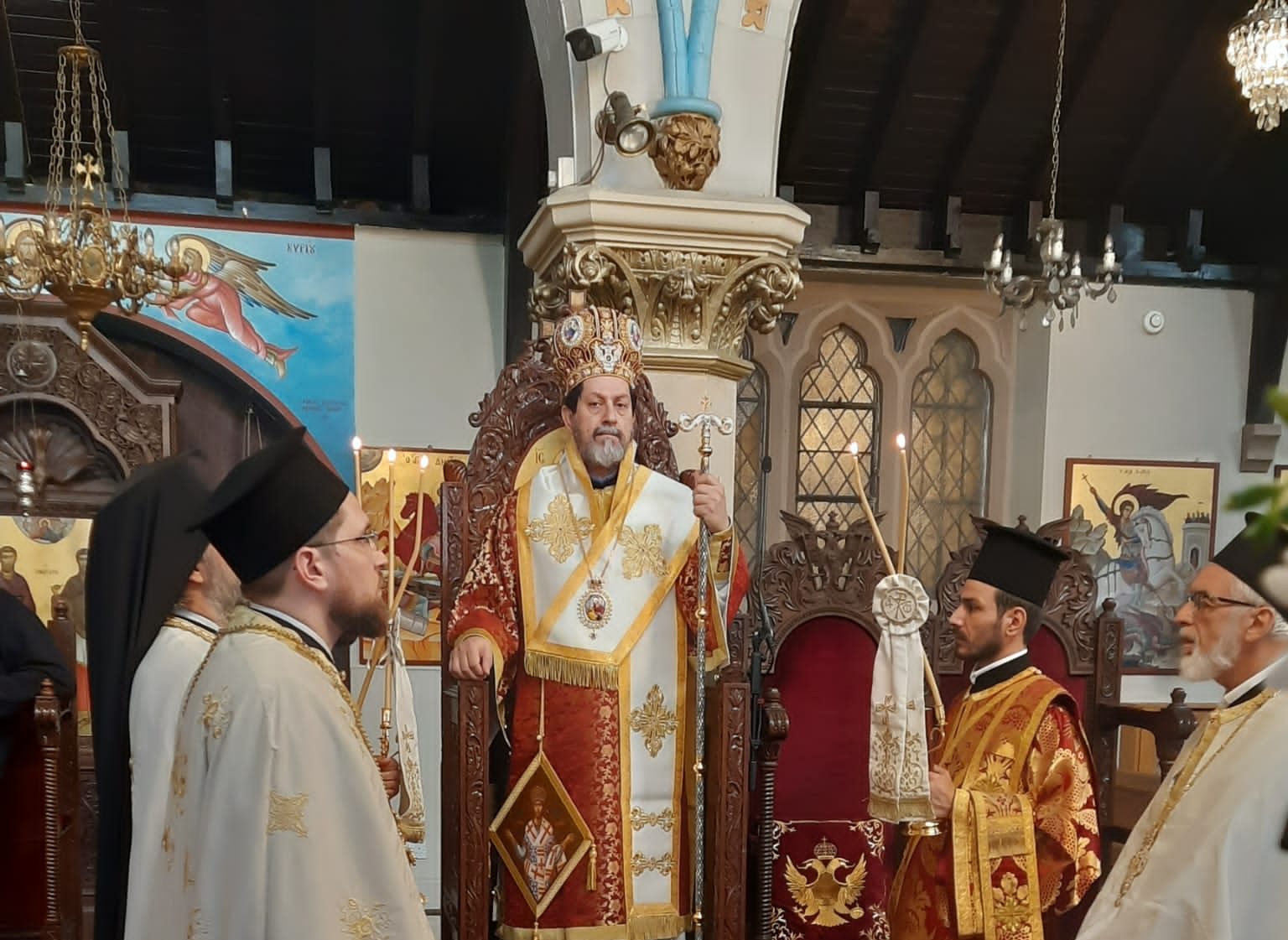 Bishop Iakovos on the Feast day of SS Cosmas and Damian in Gospel Oak ...