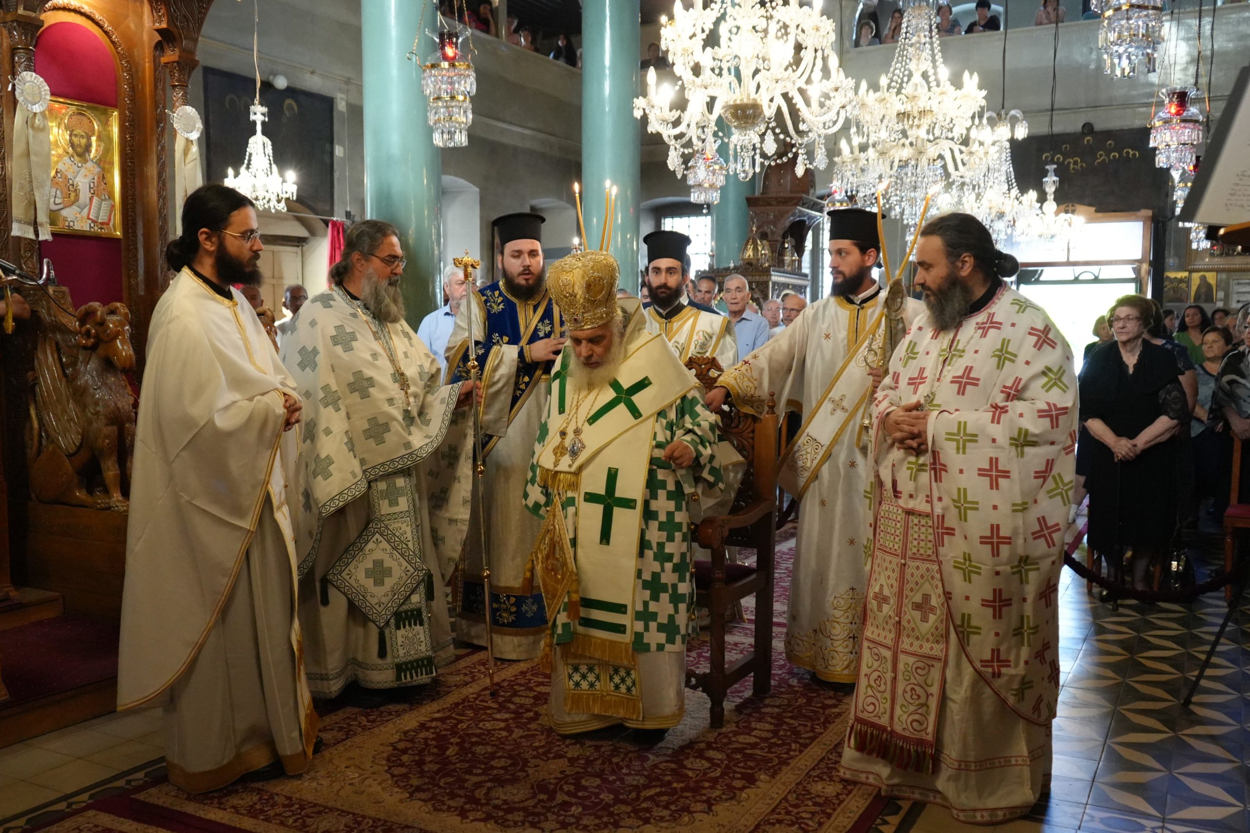 Πανηγύρισε ο ιστορικός Ναός Κοιμήσεως της Θεοτόκου (Μητρόπολης ...