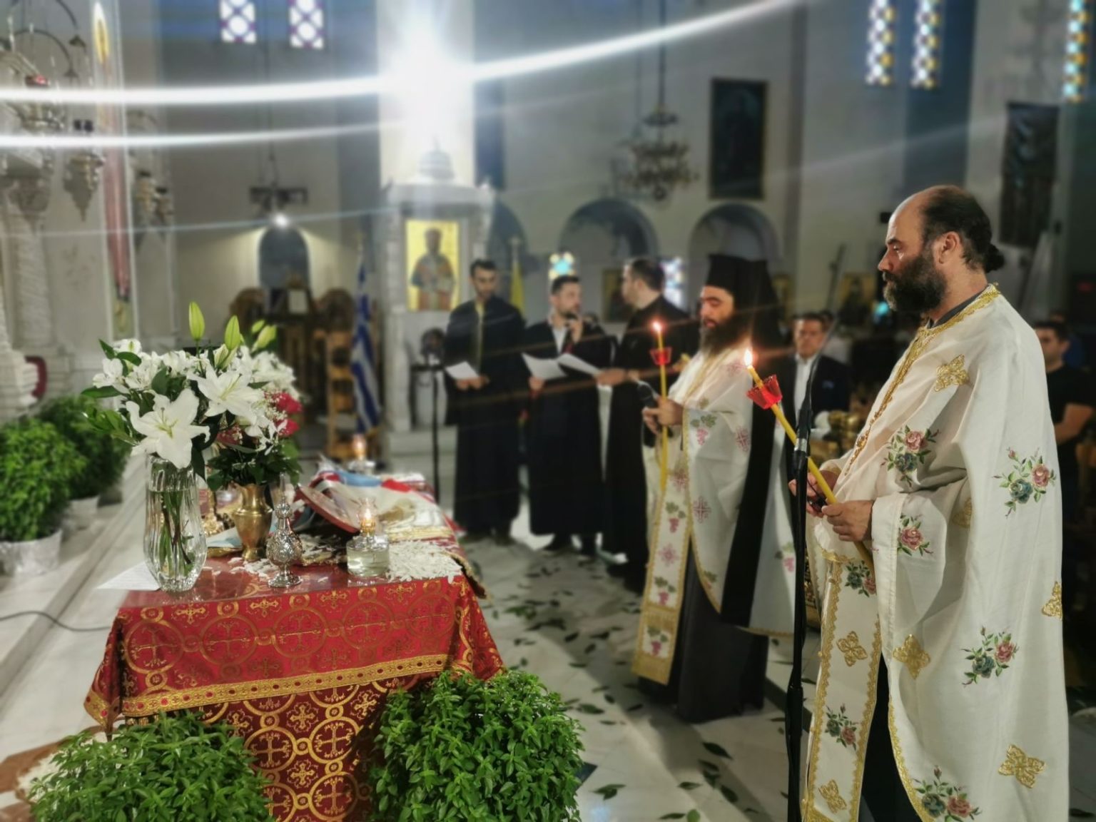 Η Εορτή της Κοιμήσεως της Θεοτόκου στον Ιερό Ναό Αγίου Φωτίου του ...