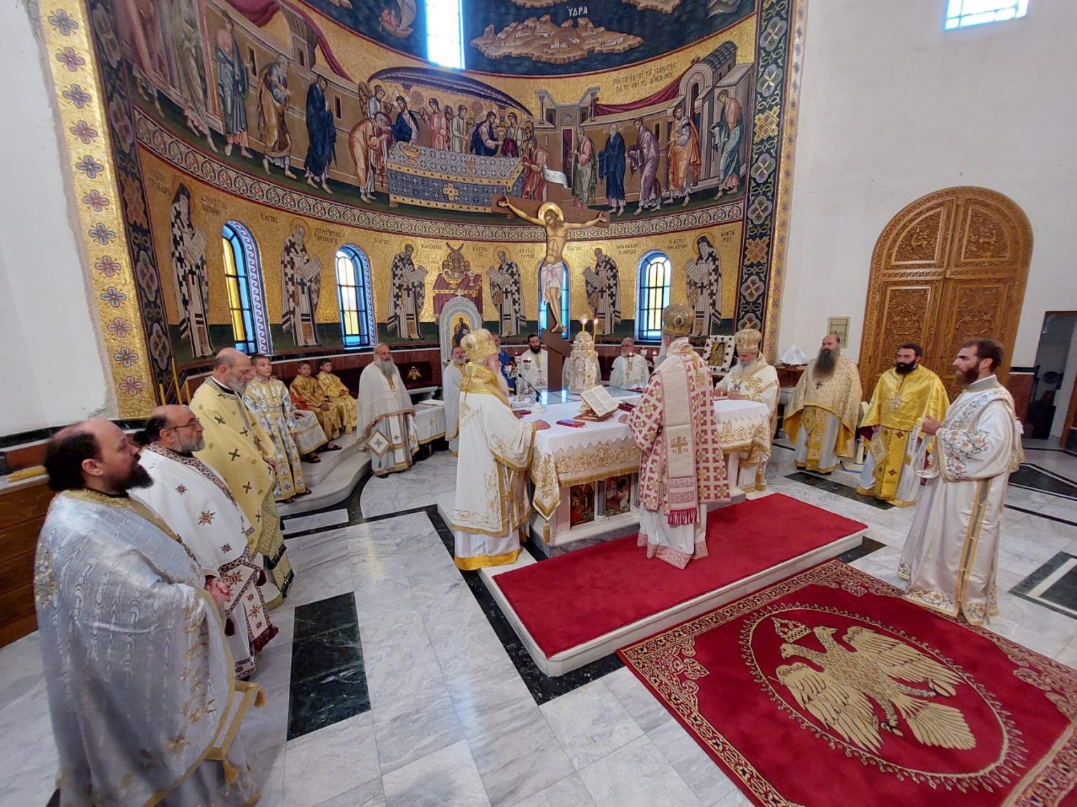 Aegina celebrates the feast of the translation of the holy relics of ...