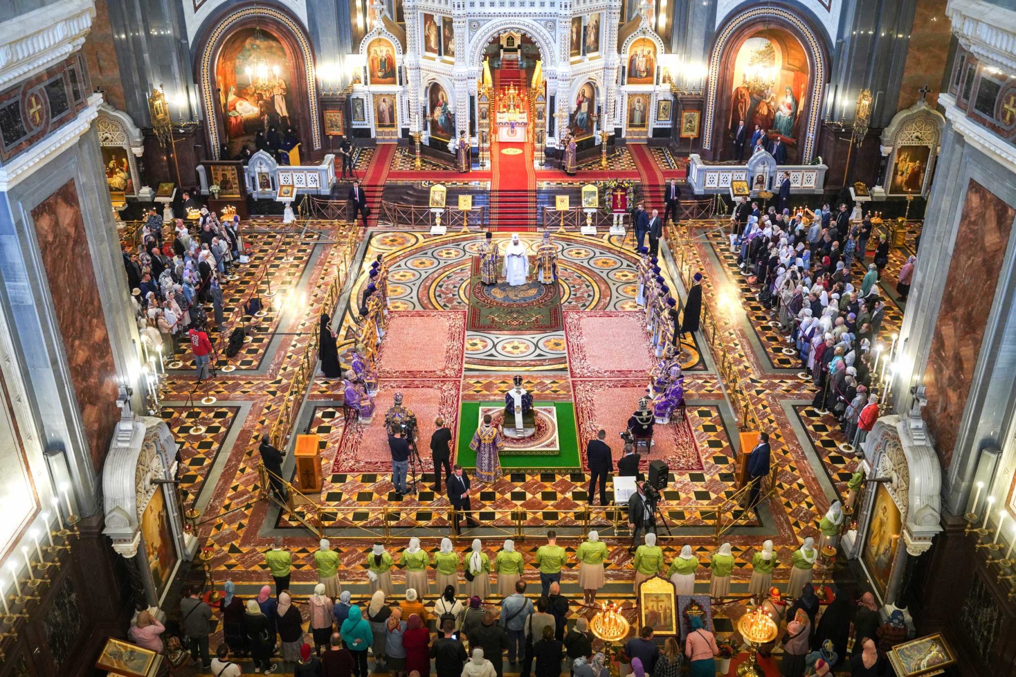 Η Ύψωση του Τιμίου Σταυρού και χειροτονία νέου Επισκόπου στη Μόσχα ...