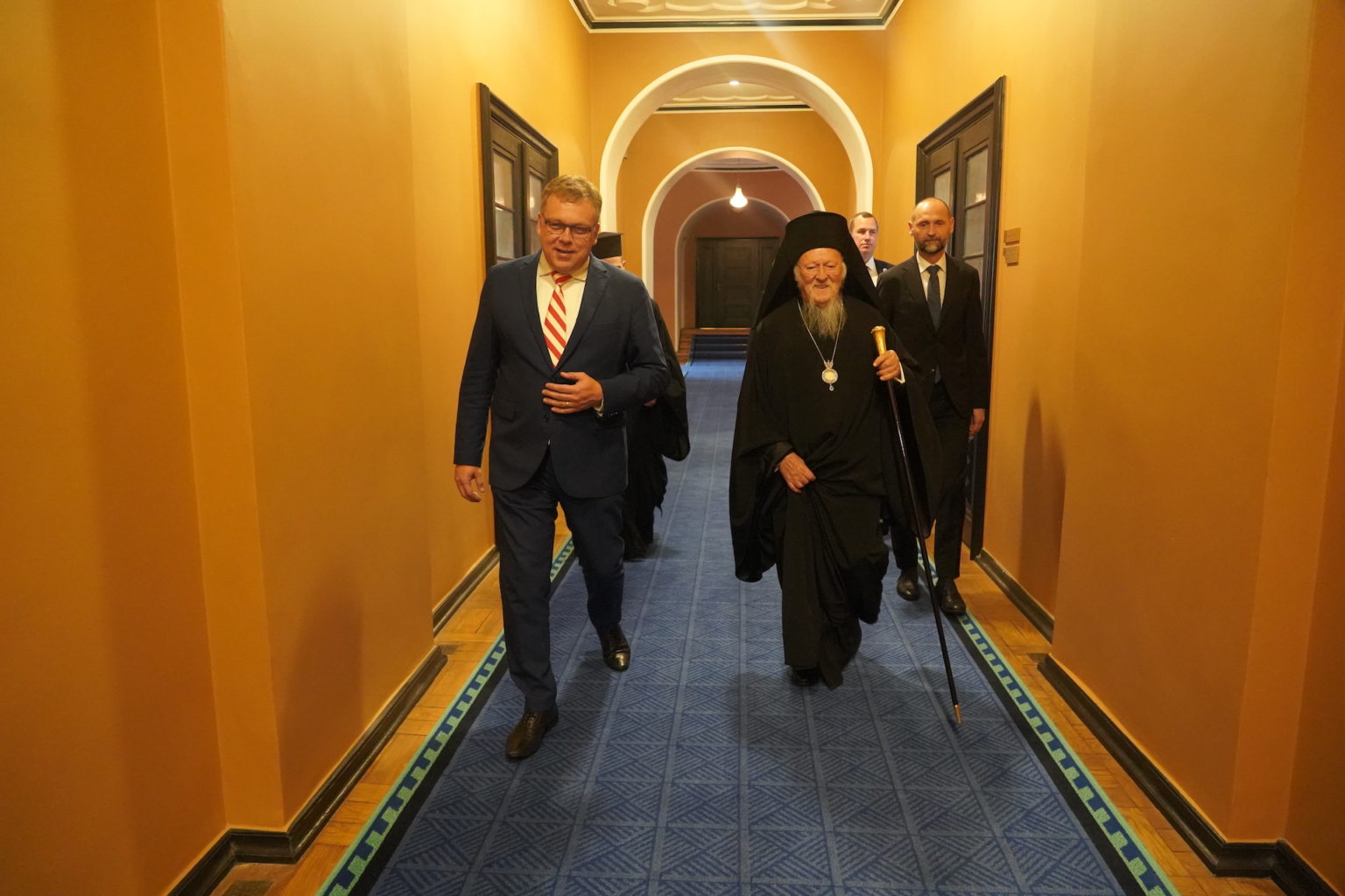 Με τον πρόεδρο της Βουλής της Εσθονίας συναντήθηκε ο Οικουμενικός ...