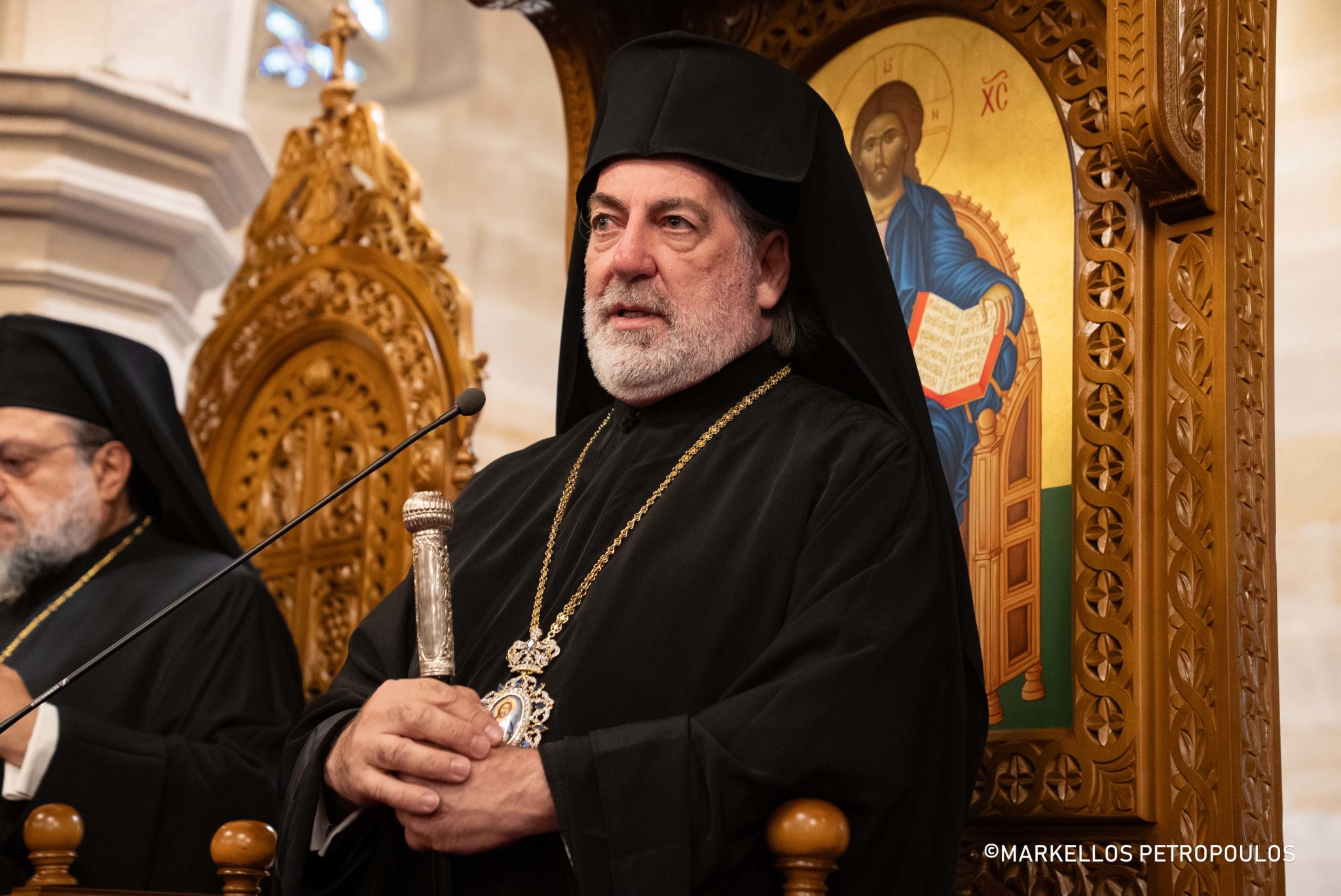 Formal reception of the Archbishop of Thyateira and Great Britain and ...