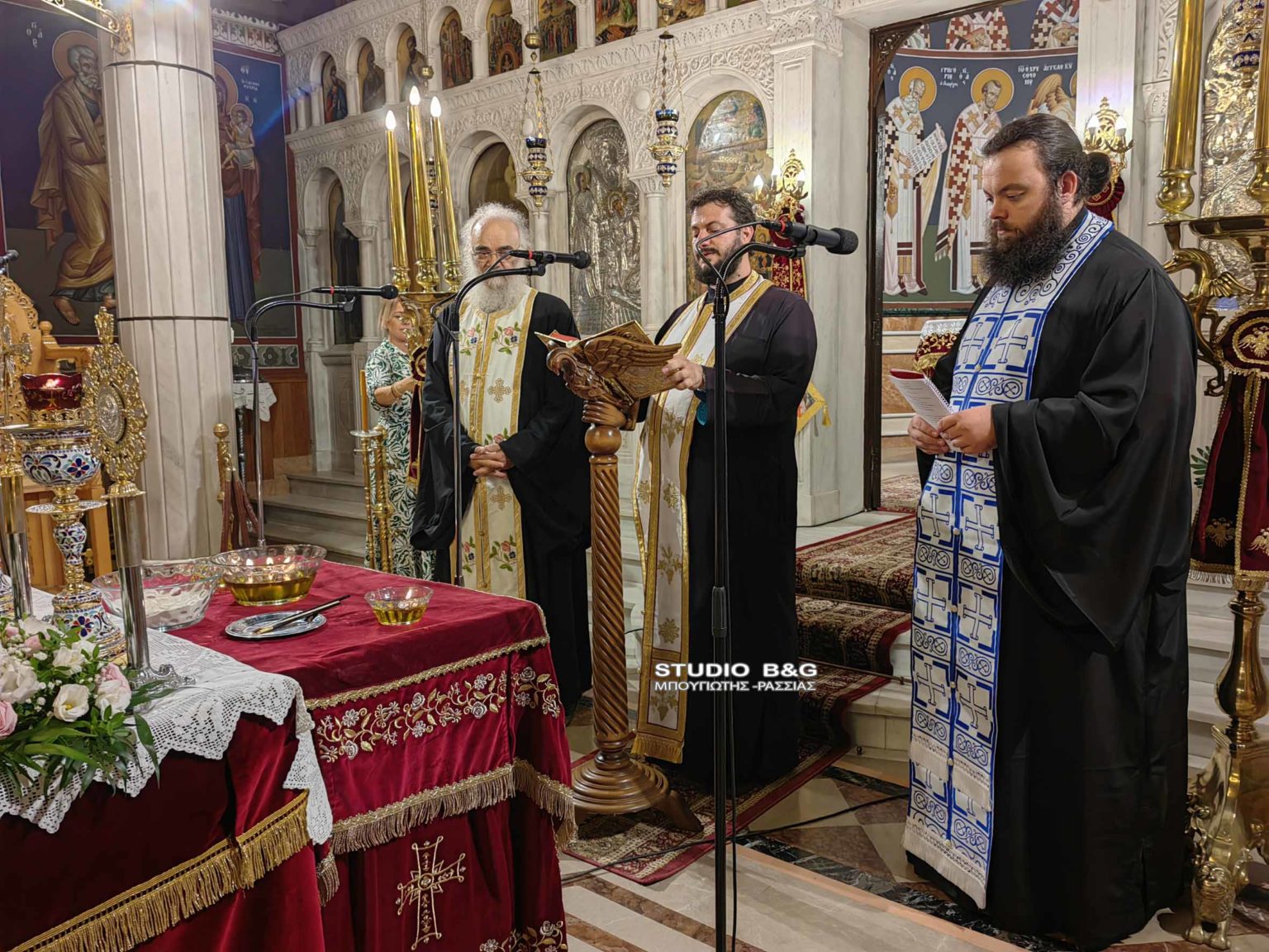 Ναύπλιο: Ιερό Ευχέλαιο ενώπιων των Ιερών Λειψάνων των Αγίων Ραφαήλ ...