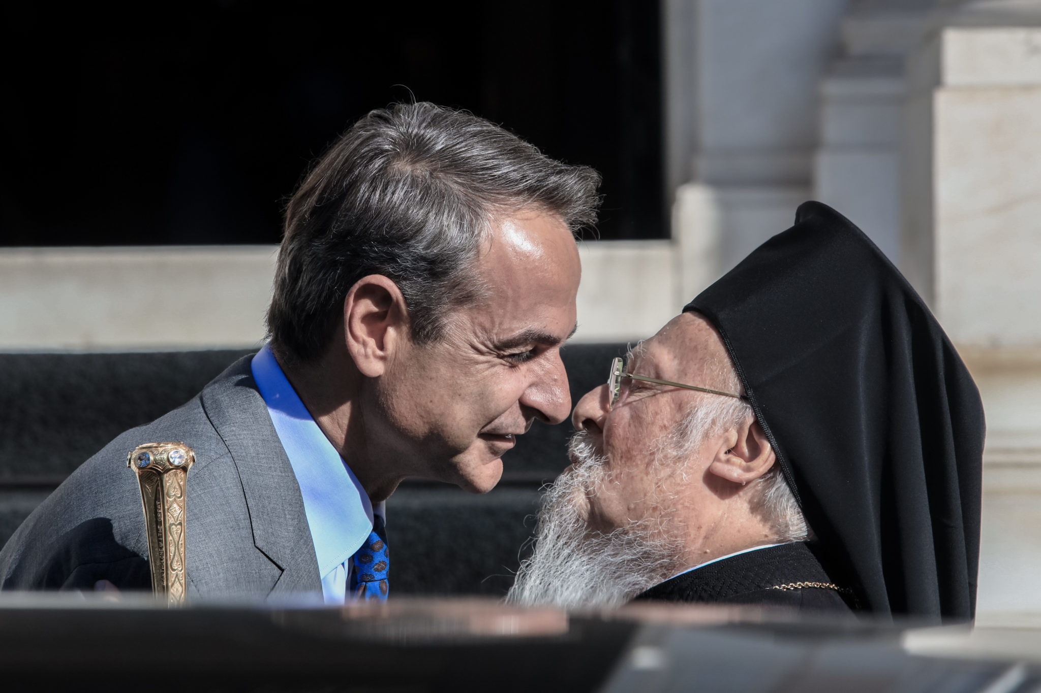 Συνάντηση Μητσοτάκη με τον Οικουμενικό Πατριάρχη στο Μαξίμου - Στην ...