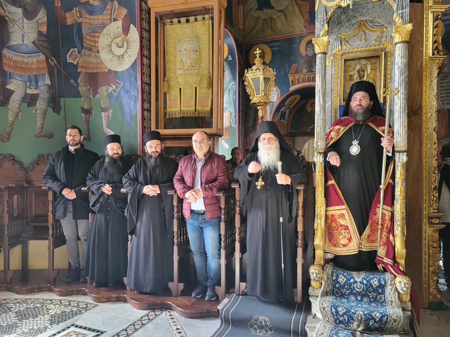 Ο Μητροπολίτης Κιλκισίου στην Ιερά Μονή Ξενοφώντος - Ορθοδοξία News Agency