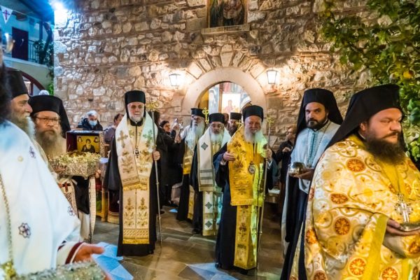 Poly-Hierarchical Divine Liturgy at Feast Day of Saint Iakovos of Evia ...