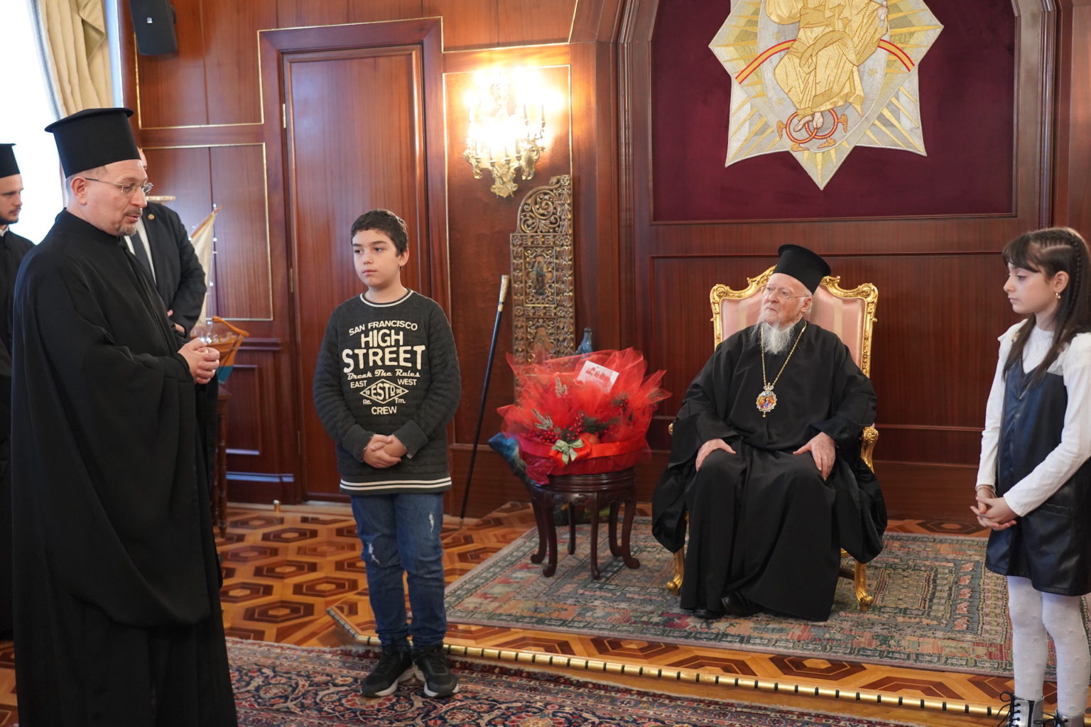 Ο Οικουμενικός Πατριάρχης δέχθηκε ευχές ενόψει Χριστουγέννων ...