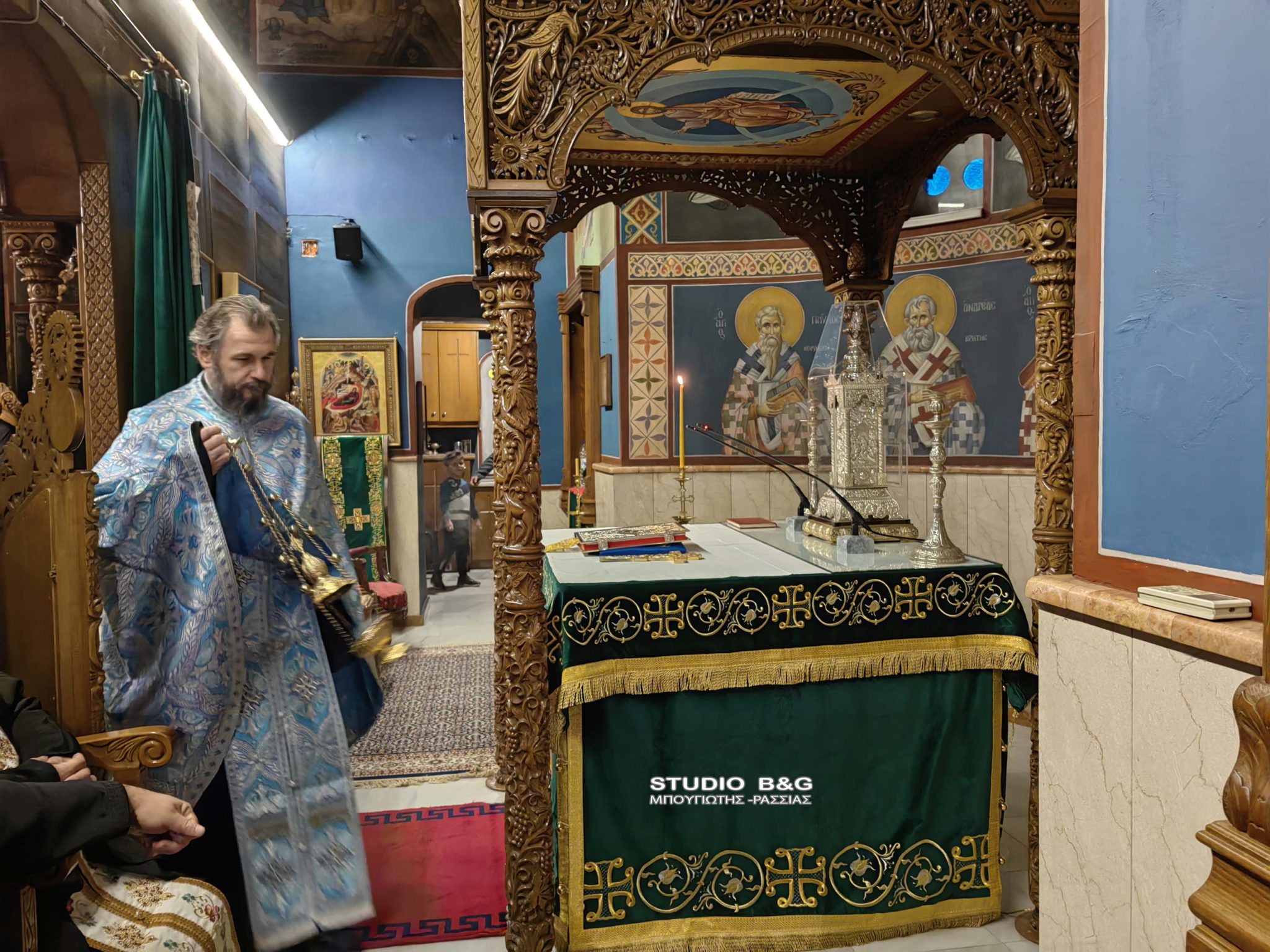 Εσπερινός εορτής του Αγίου Πορφυρίου και της Σύναξης της Παναγίας της ...