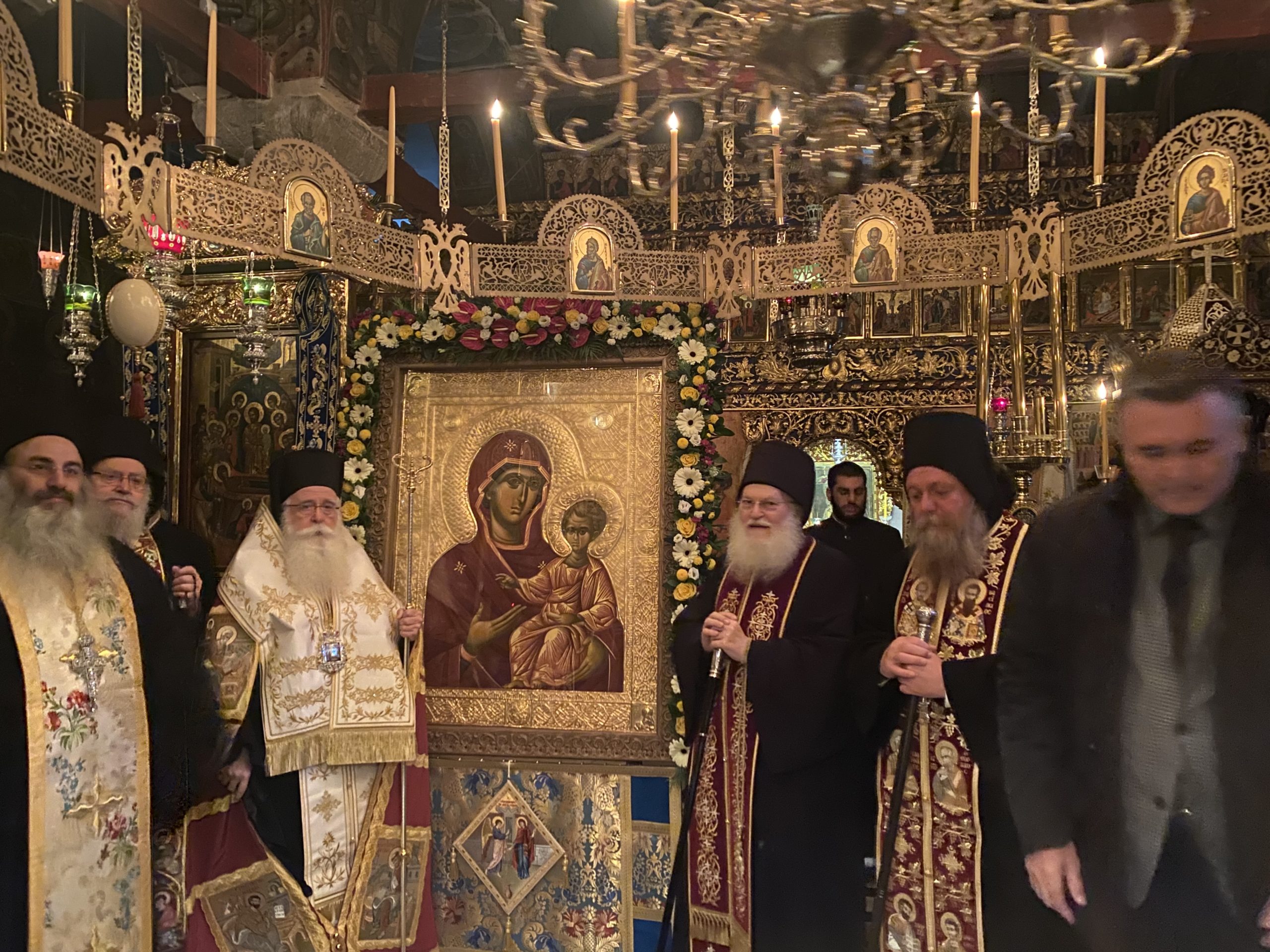 Ενθρόνιση της Παναγίας Ελαιοβρύτισσας στην Άνω Ιερά Μονή Ξενιάς (ΦΩΤΟ ...