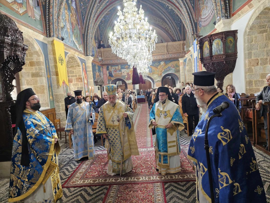 Η εορτή της Συνάξεως του Τιμίου Προδρόμου στην Ιερά Μητρόπολη Ρόδου ...