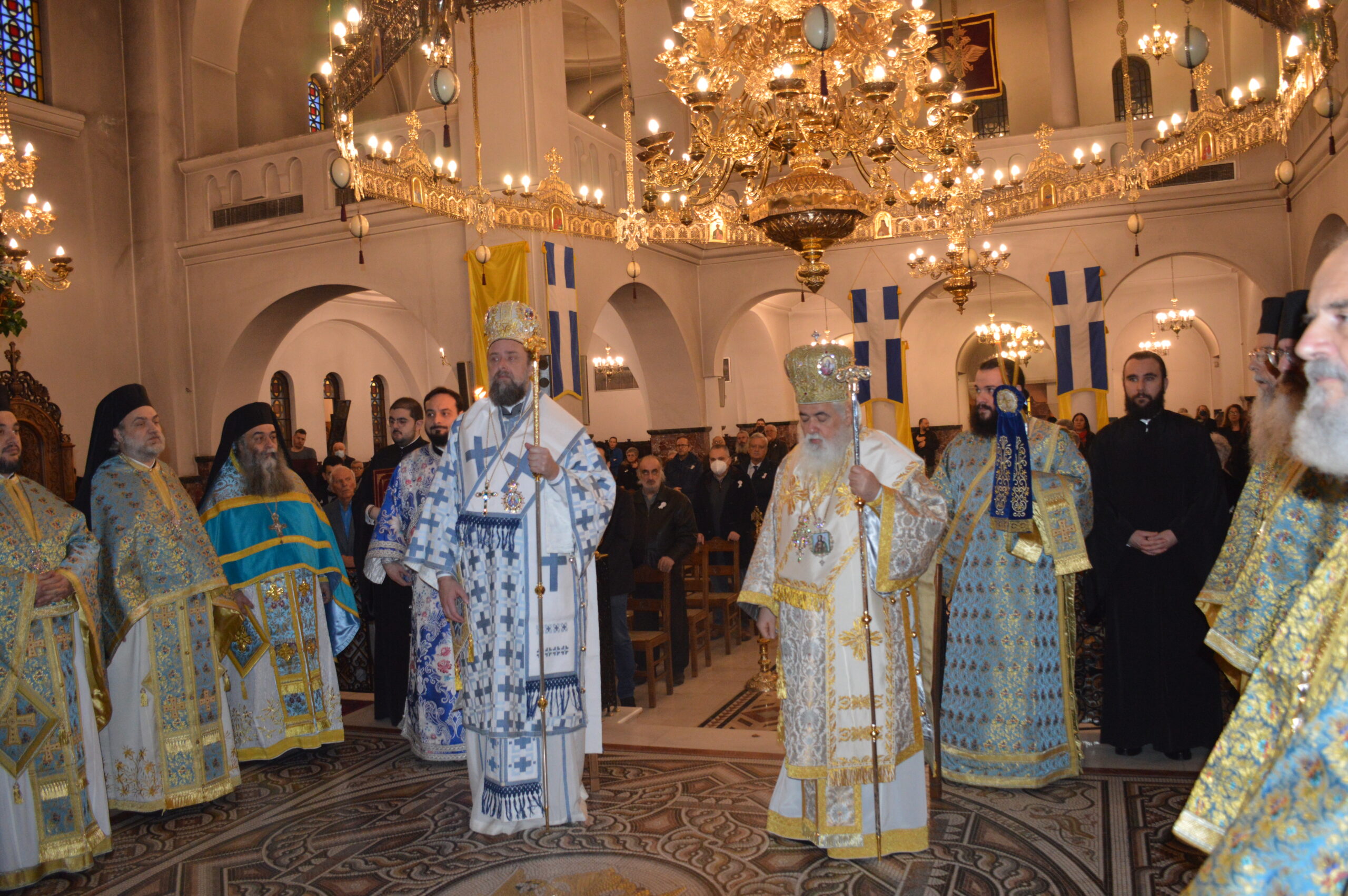 Οι Μητροπολίτες Θεσσαλονίκης και Νεαπόλεως στον εορτασμό του Τιμίου ...