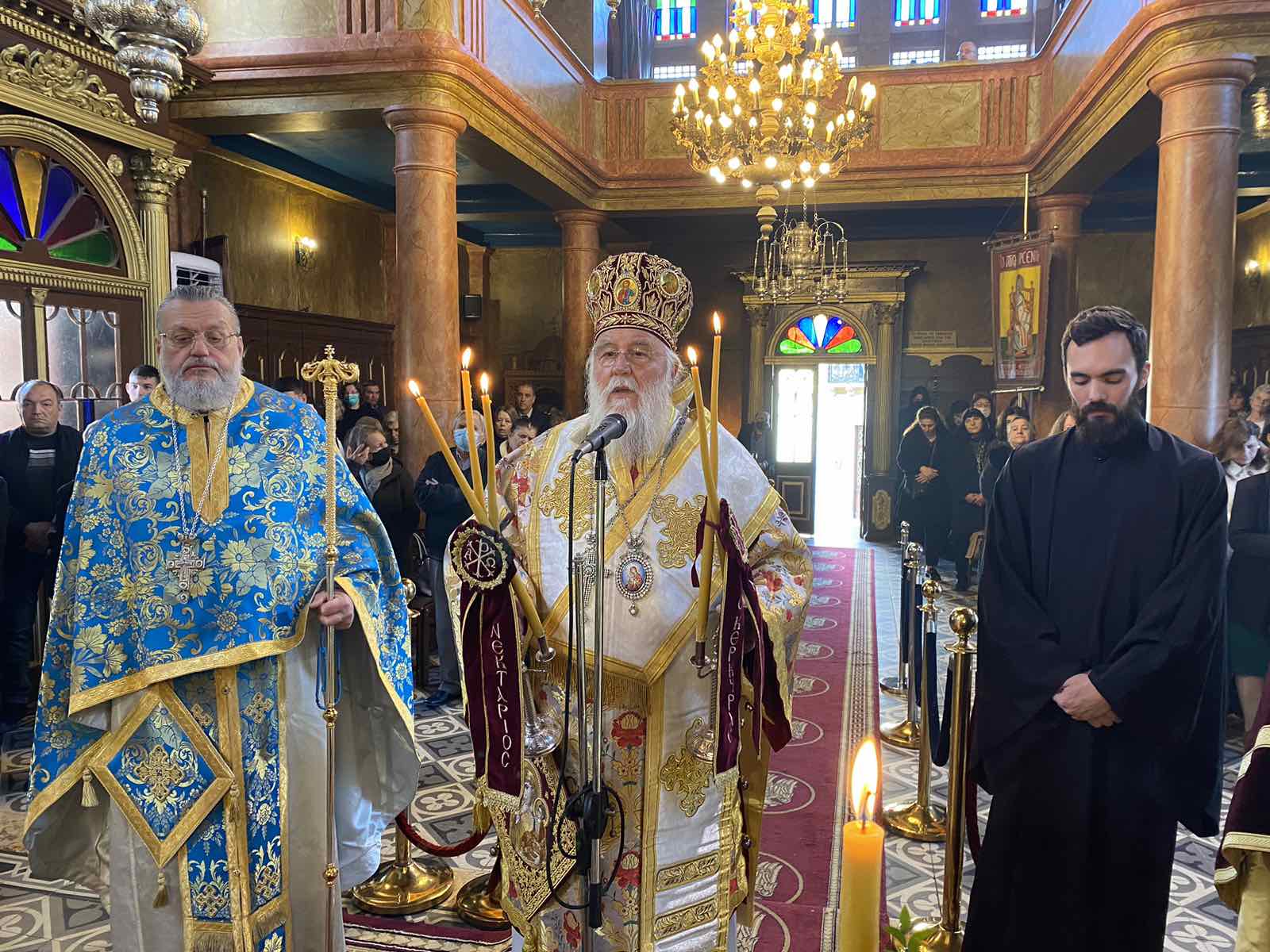 Ο Μητροπολίτης Κερκύρας στον πανηγυρίζοντα Ιερό Ναό Αγίου Αρσενίου ...