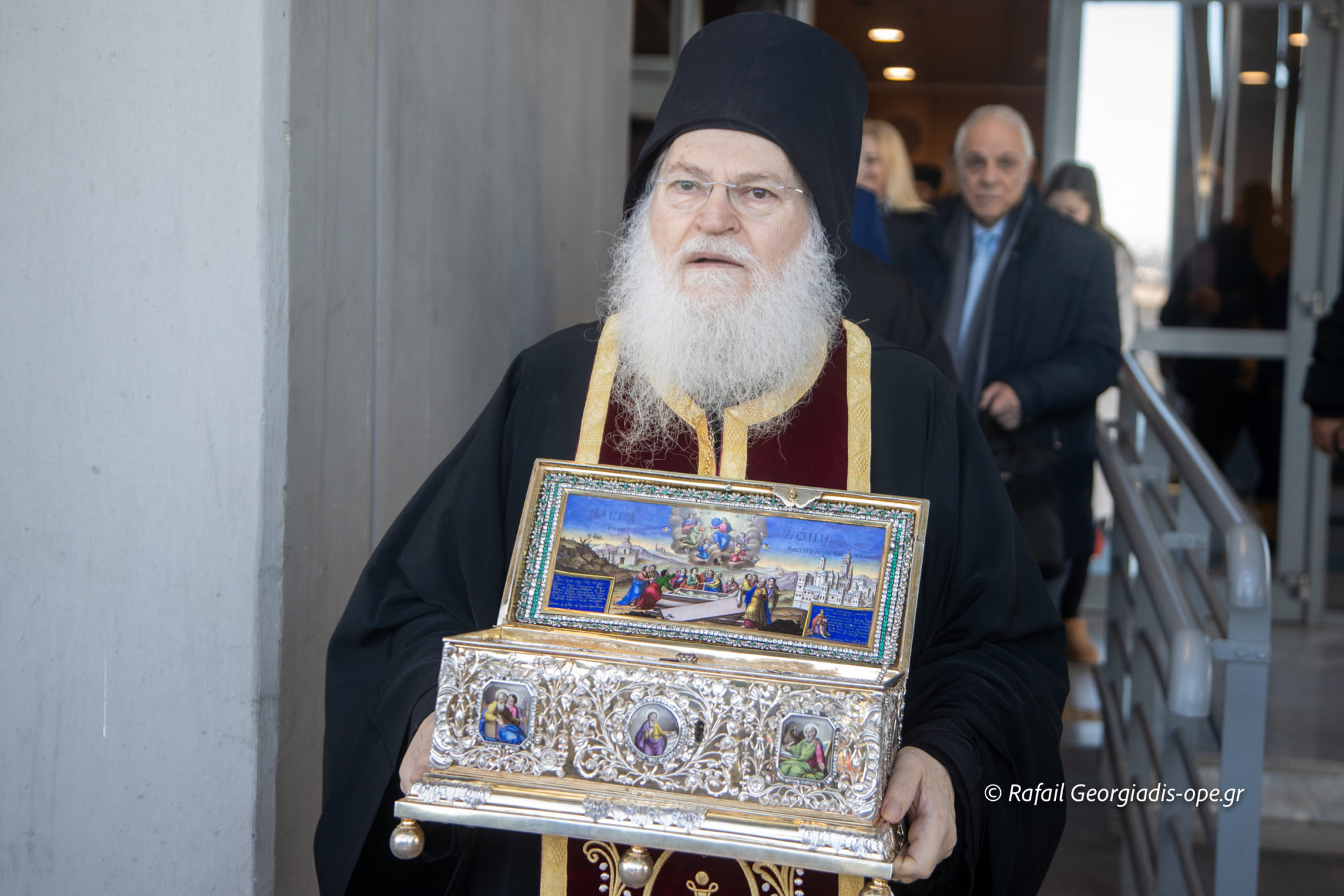 Ομιλία σήμερα του Γέροντα Εφραίμ στο Παραλίμνι - Ορθοδοξία News Agency