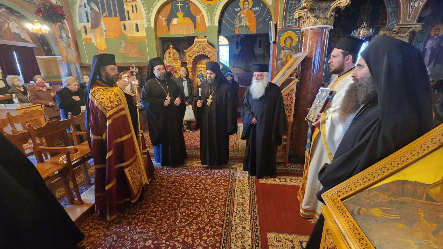 Ο Σταυροπηγίου Αλέξιος στην Αγία Μαρίνα Ηλιούπολης για την εορτή του ...