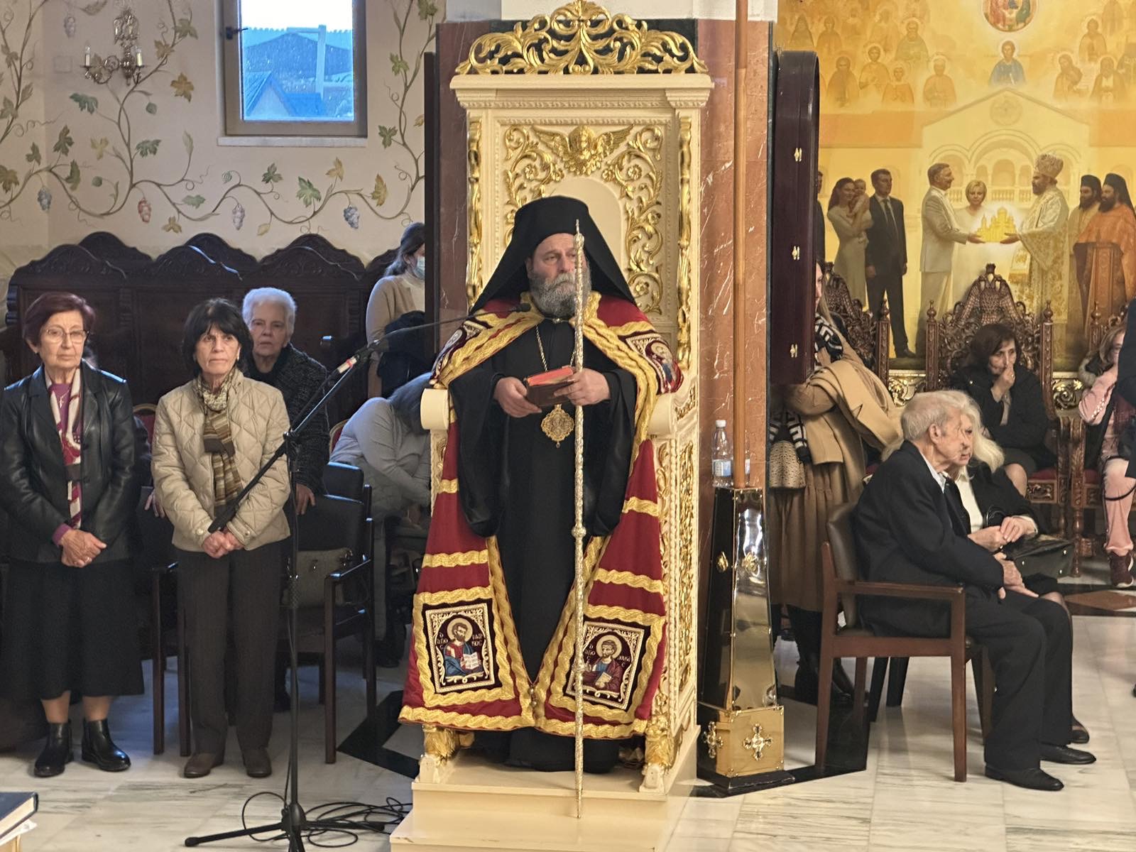 Αρχιερατικός Εσπερινός ενώπιον της Αγίας Ζώνης στην Ι.Μ. Ταμασού ...