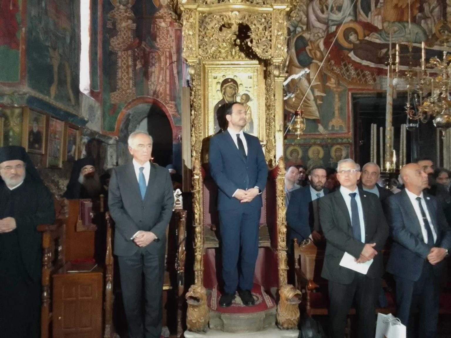 Ο Πρόεδρος της Κυπριακής Δημοκρατίας, Νίκος Χριστοδουλίδης, στην ...