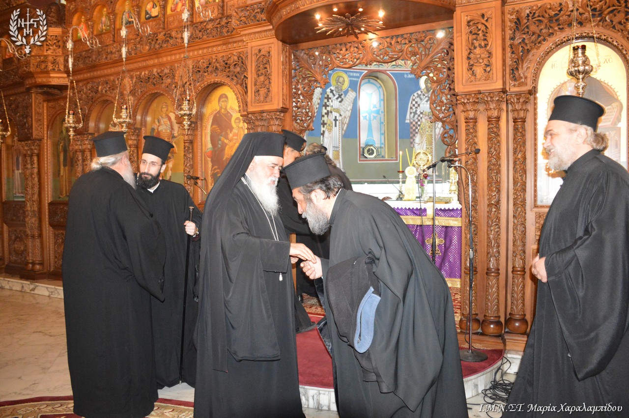 Εσπερινός της Συγχωρήσεως και ομιλία του π. Λουκά από την Ιερά Μονή ...