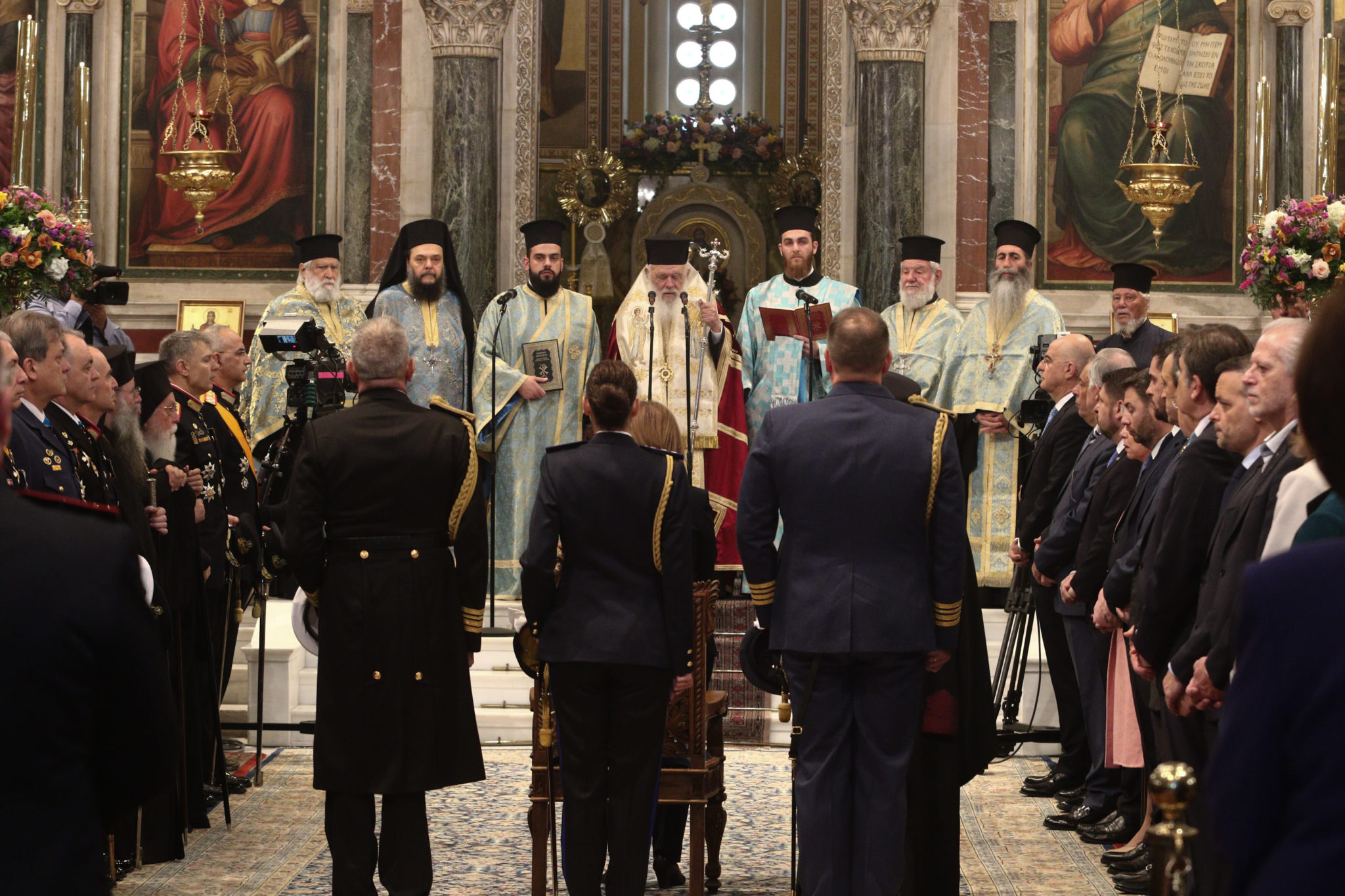 Δοξολογία για την Εθνική Εορτή της 25ης Μαρτίου στον Ιερό Μητροπολιτικό ...