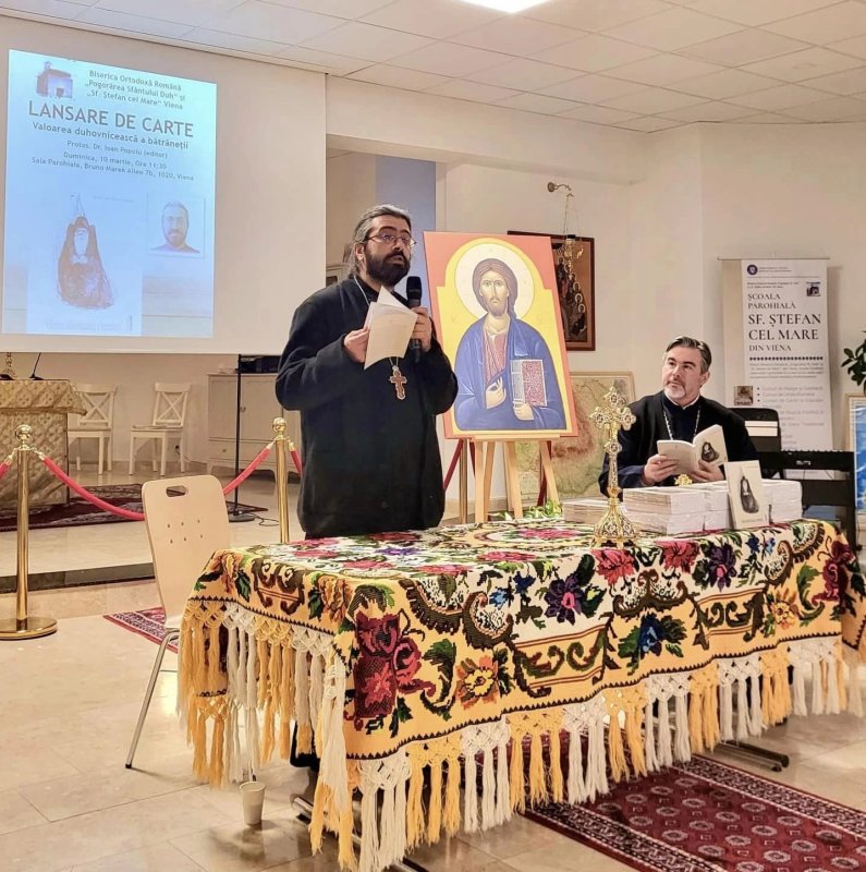 Întâlnire clericală și lansare de carte la Parohia „Sfântul Ștefan cel Mare” din Viena ...