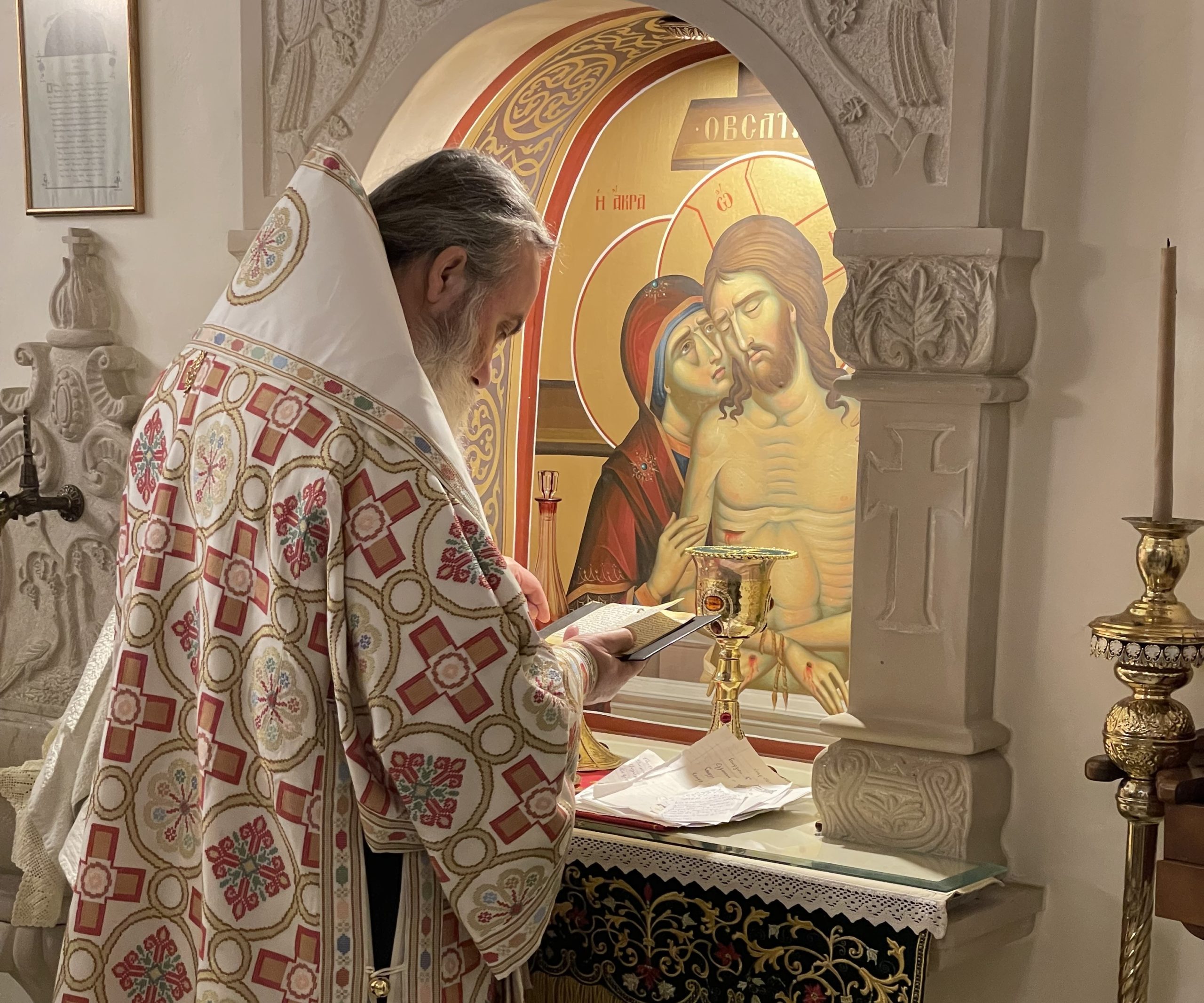 Θεία Λειτουργία στην γενέτειρα του Οσίου Νικηφόρου - Ορθοδοξία News Agency