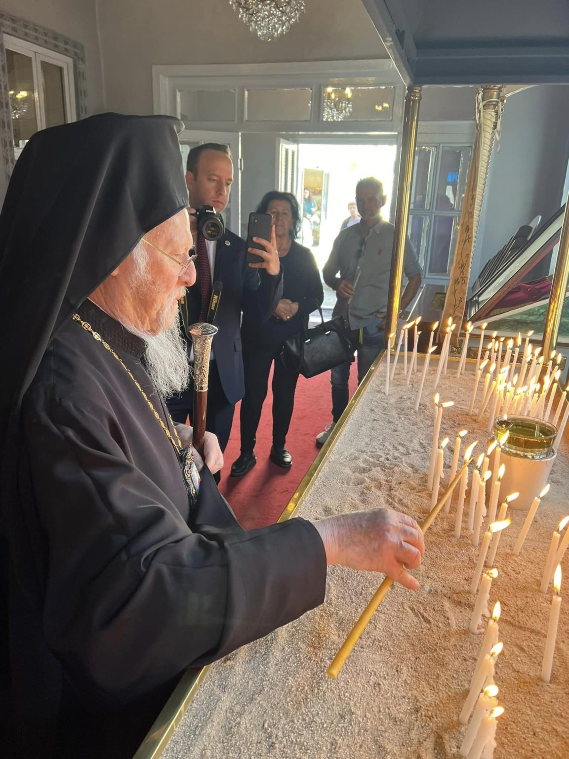 Ο Οικουμενικός Πατριάρχης στην Παναγία των Βλαχερνών για τους Γ ...