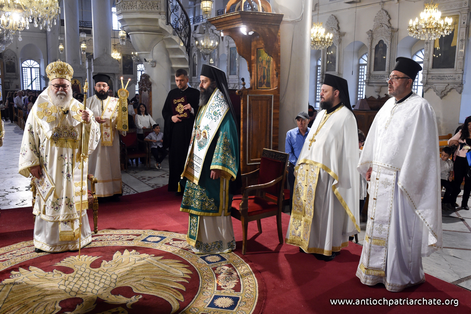 Divine Liturgy for Palm Sunday at the Mariamite Cathedral in Damascus ...