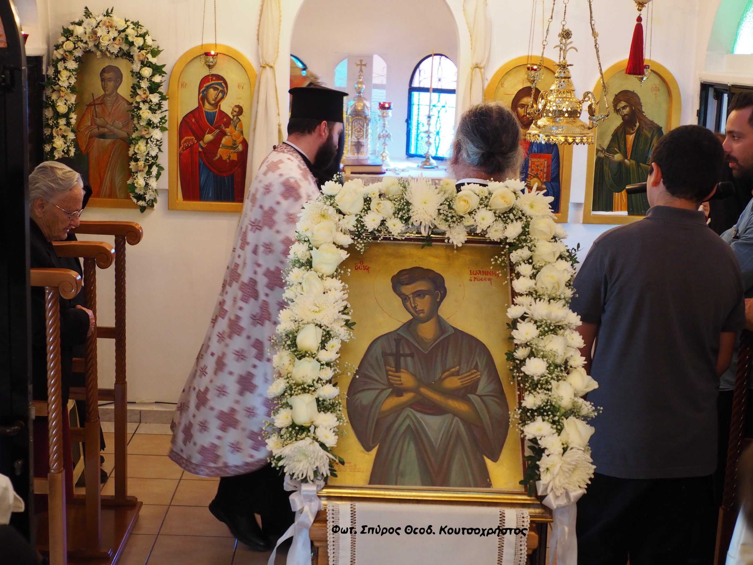 Πανηγυρικός Εσπερινός Οσίου Ιωάννου του Ρώσου στην Ιερά Μονή Αγίων ...