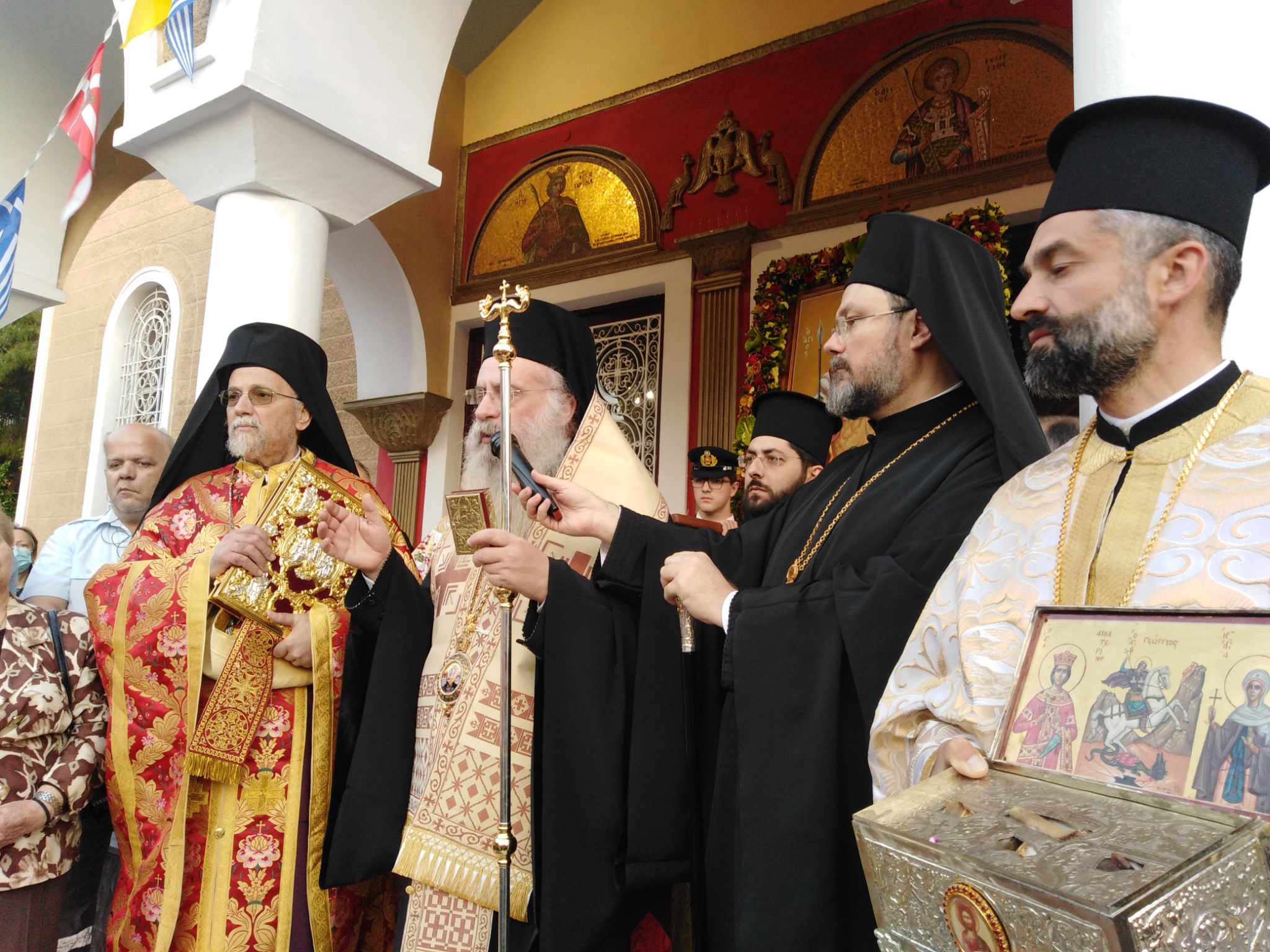 Ηθικός αίνος για τον τροπαιοφόρο Άγιο Γεώργιο στον Άγιο Γεώργιο ...
