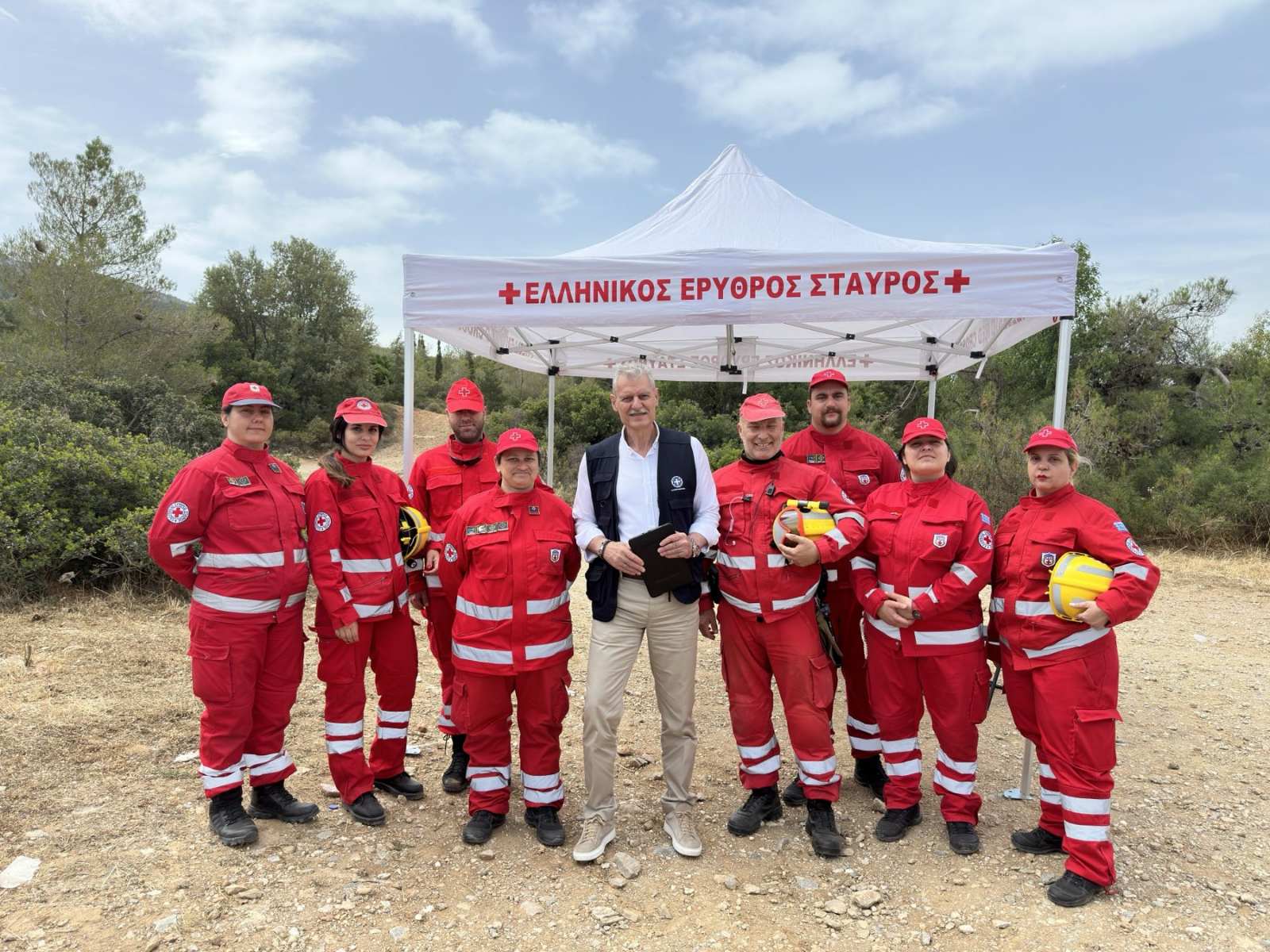 Ο Ελληνικός Ερυθρός Σταυρός συμμετείχε στη μεγάλη άσκηση «ΔΙΑ ΠΥΡΟΣ ...