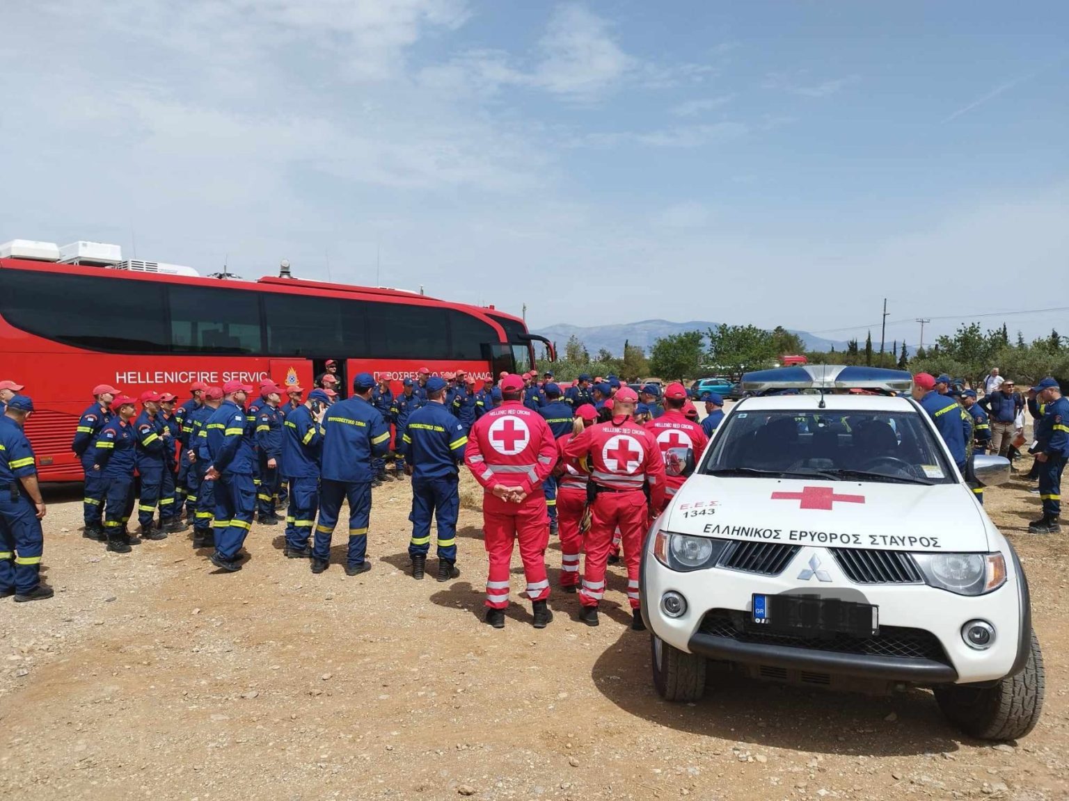 Ο Ελληνικός Ερυθρός Σταυρός συμμετείχε στη μεγάλη άσκηση «ΔΙΑ ΠΥΡΟΣ ...