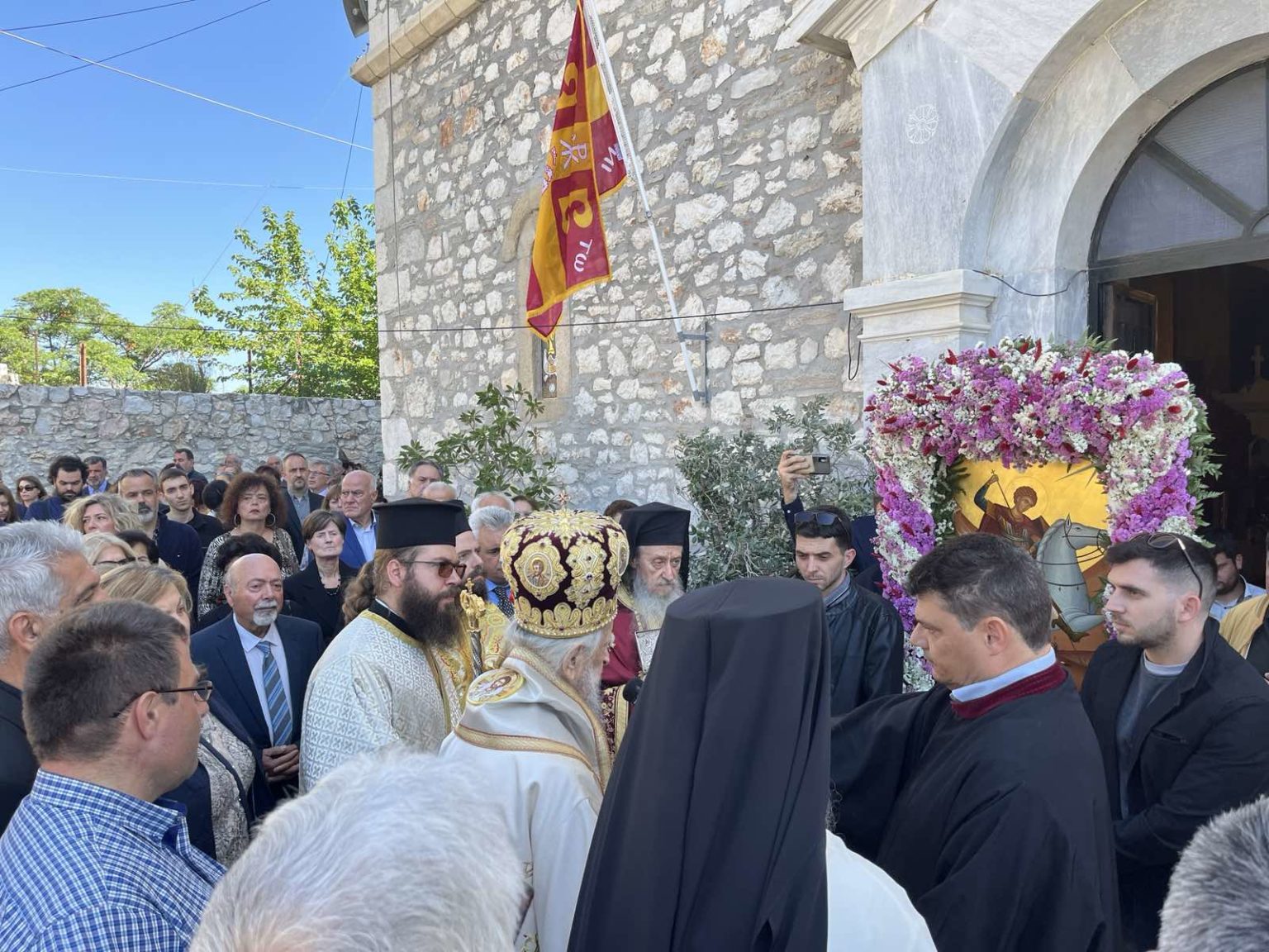 Η εορτή του Αγίου Γεωργίου στην Ιερά Μητρόπολη Καρυστίας και Σκύρου ...