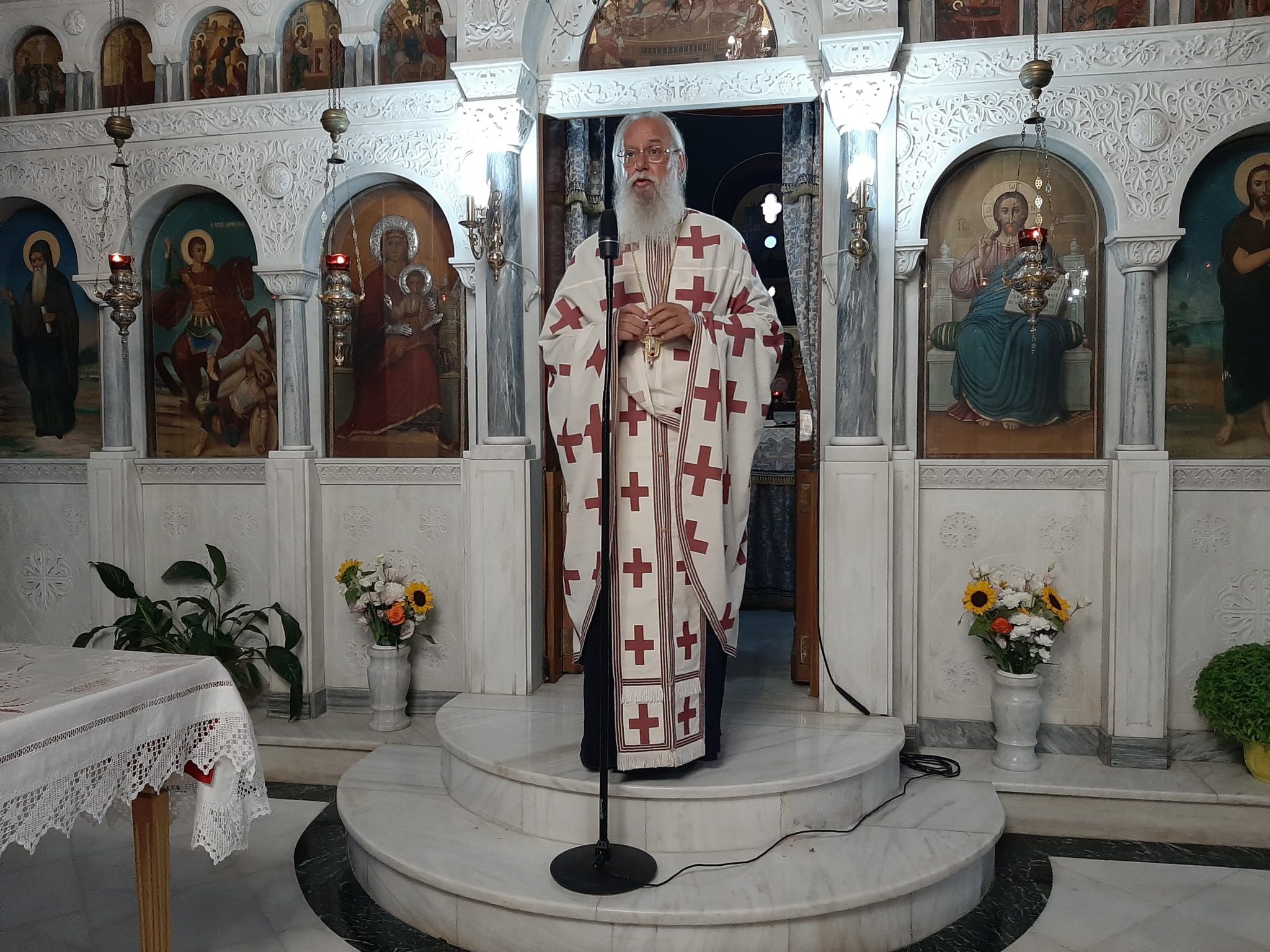 Πανηγυρικός Εσπερινός Αγίου Παντελεήμονος στην Παραλία Αυλίδος ...