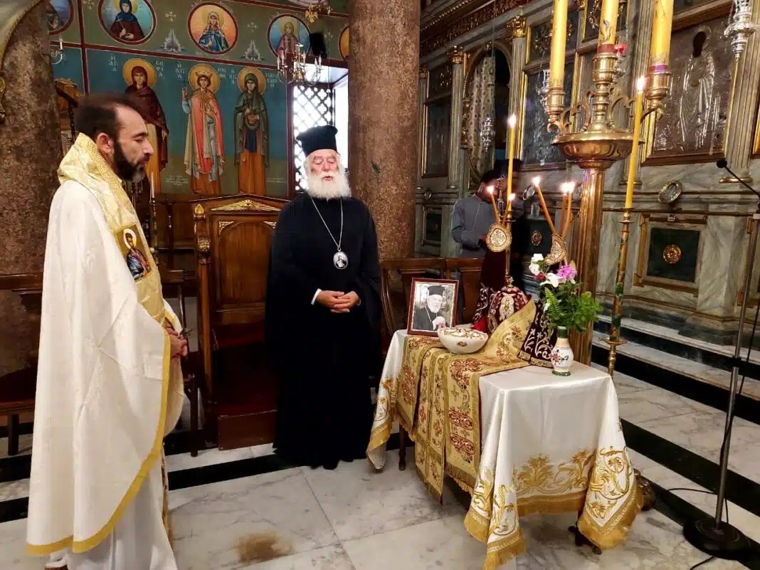 Μνημόσυνο από τον Πατριάρχη Αλεξανδρείας για τον προκάτοχό του Παρθένιο ...