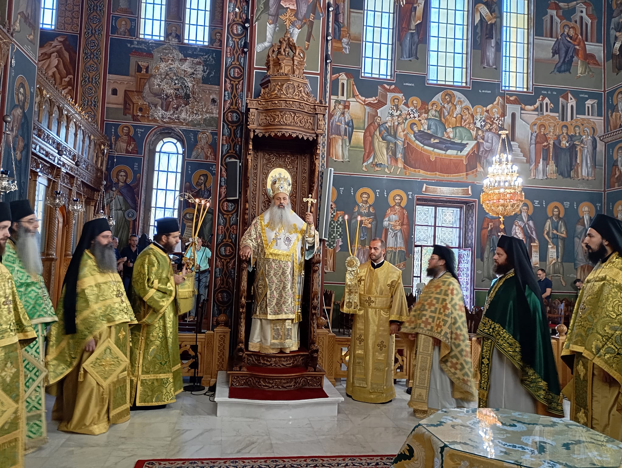 Λατρευτικές συνάξεις επί τη εορτή του Αγίου Βησσαρίωνος στην Ιερά ...