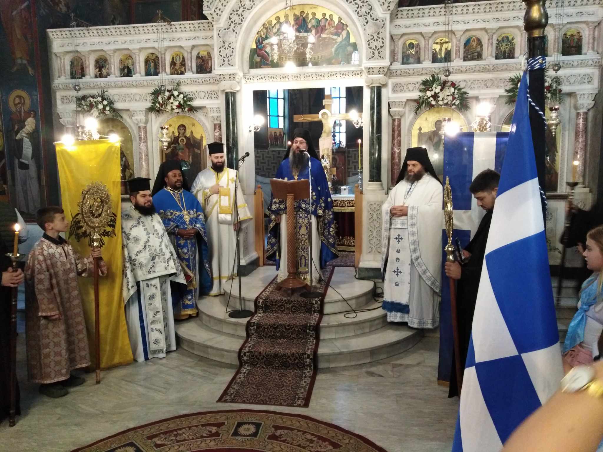 Από την πανηγυρική δοξολογία της 28ης Οκτωβρίου, στον Άγιο Δημήτριο ...