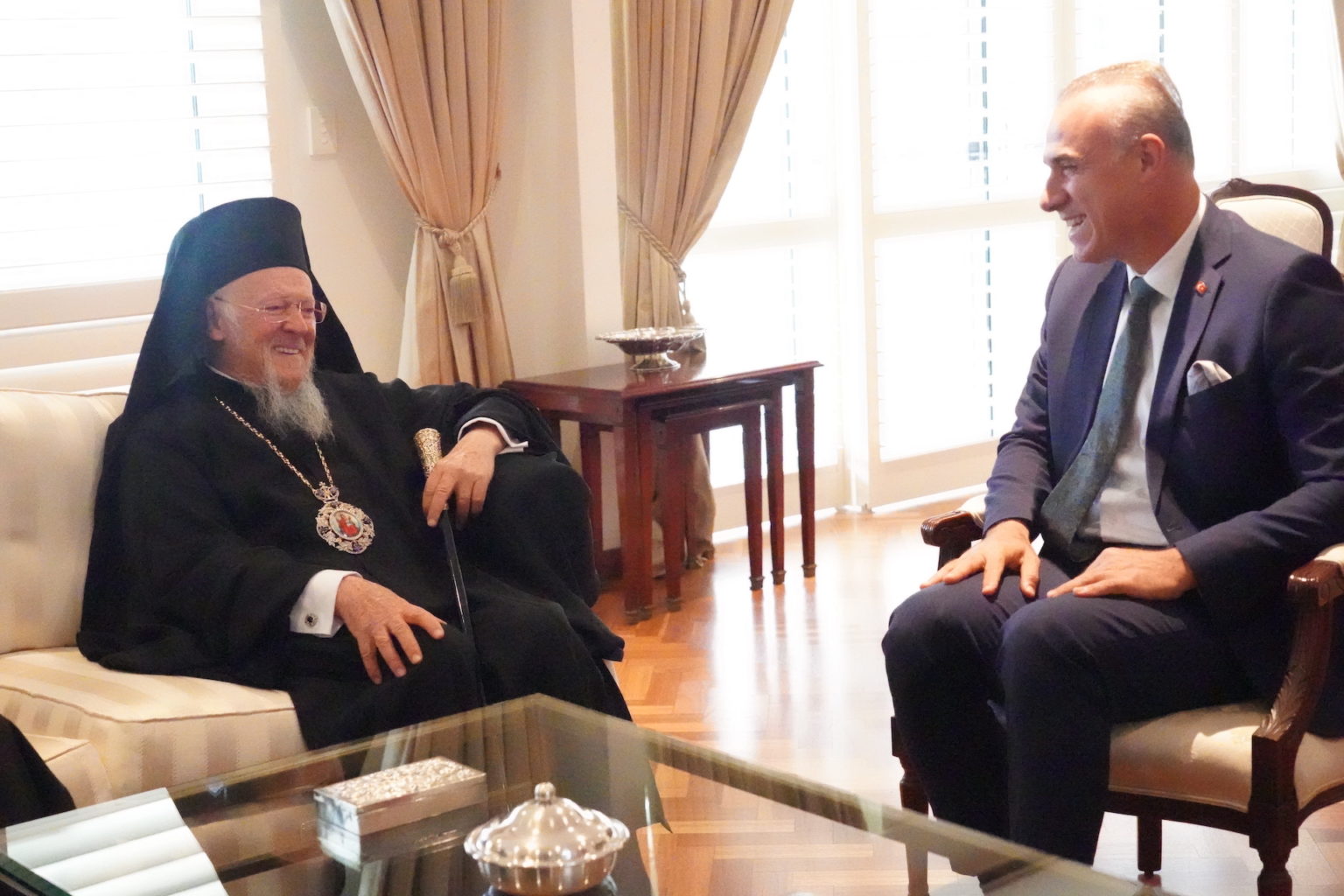 Συνάντηση του Οικουμενικού Πατριάρχη με τον Πρέσβη της Τουρκίας στην ...