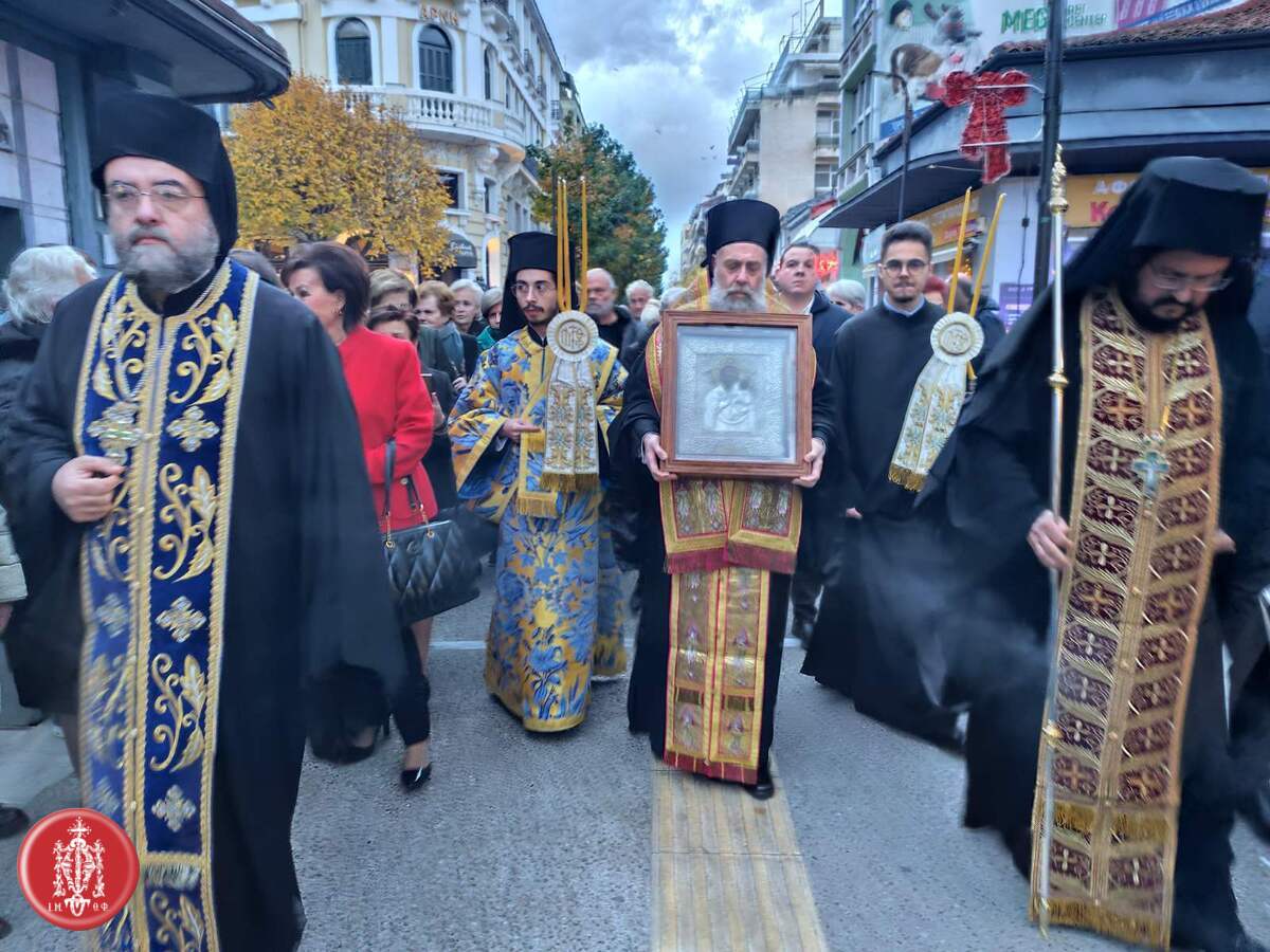Η Καρδίτσα υποδέχθηκε την Ιερά Εικόνα της Παναγίας Σπηλαιώτισσας ...