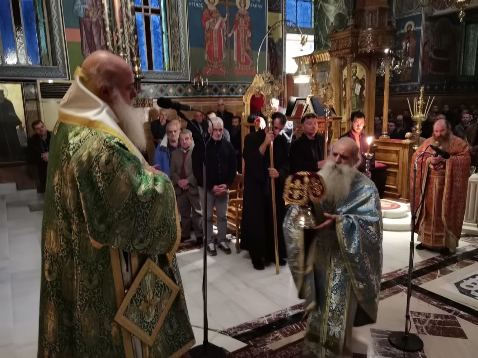 Αρχιερατική Αγρυπνία επί τη εορτή των Εισοδίων της Θεοτόκου στον Ιερό ...
