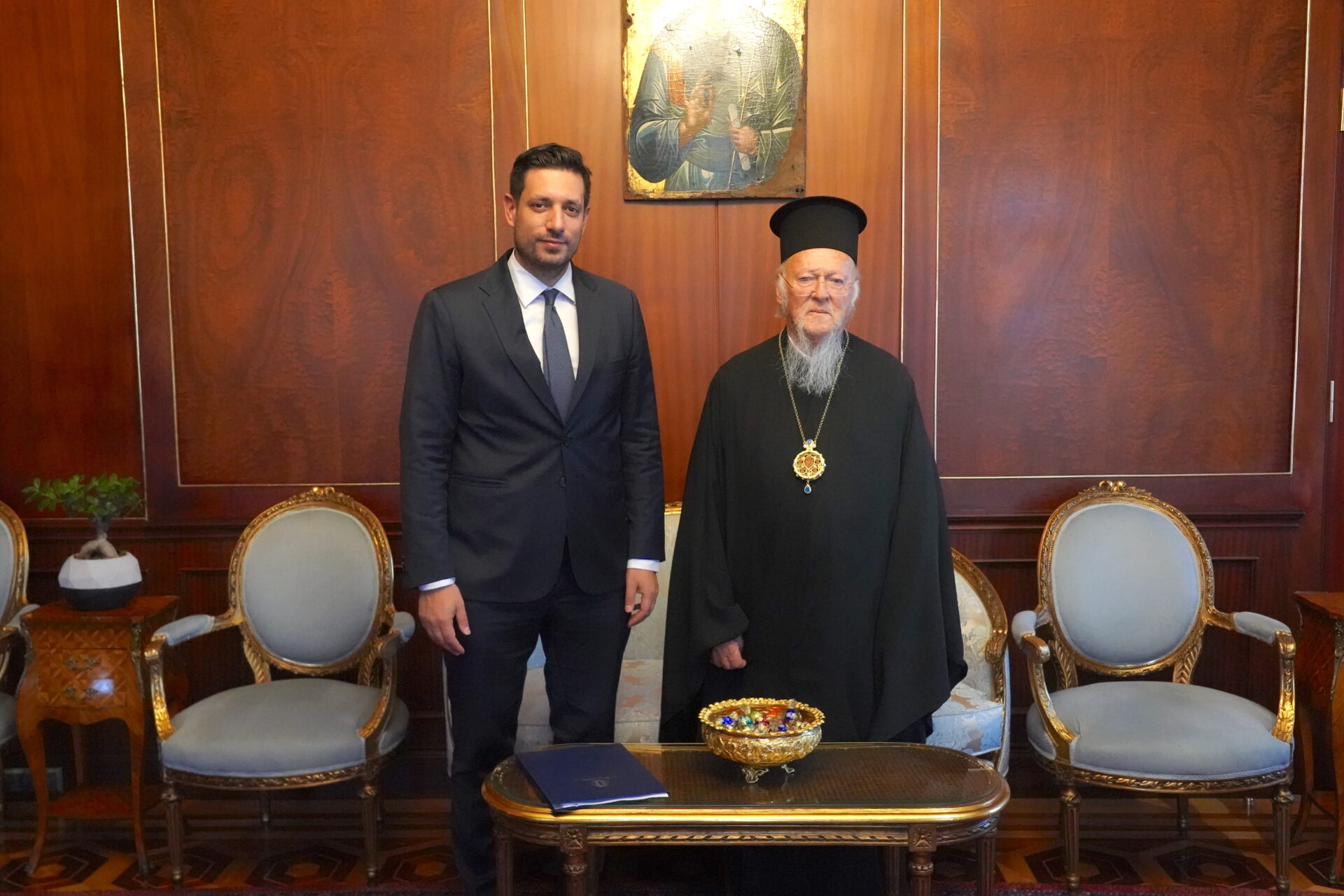 The Greek Deputy Minister of Digital Governance visits the Ecumenical ...