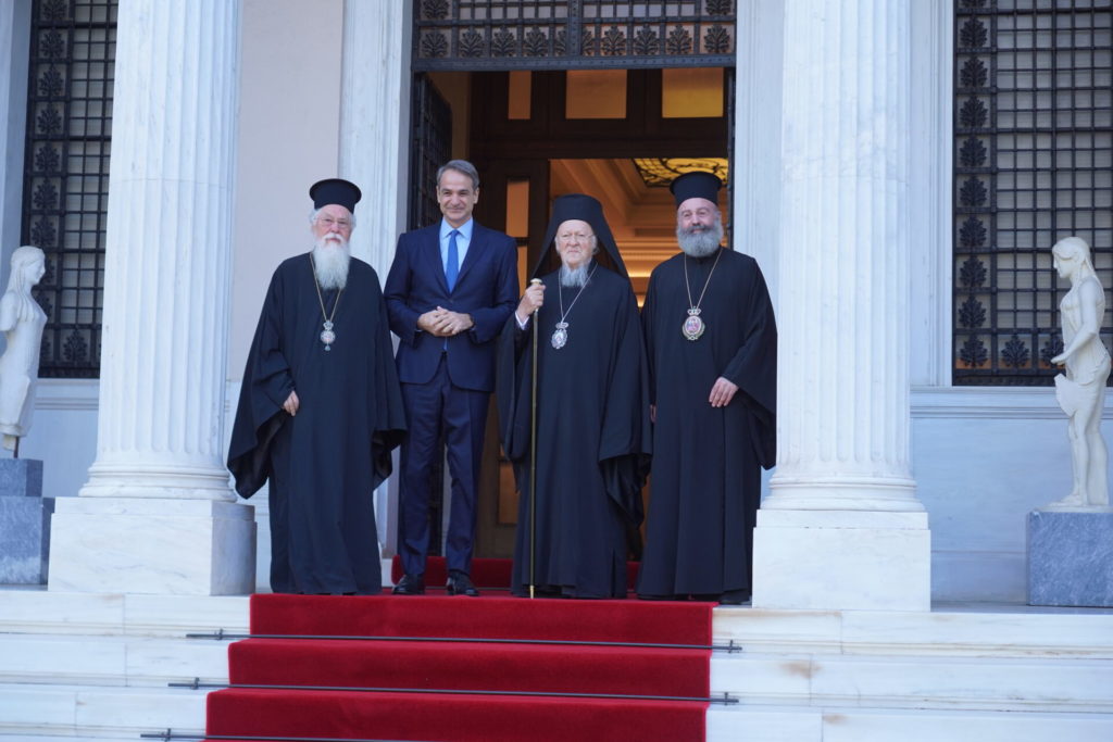 The Ecumenical Patriarch meets with the Prime Minister of Greece - Ορθοδοξία News Agency