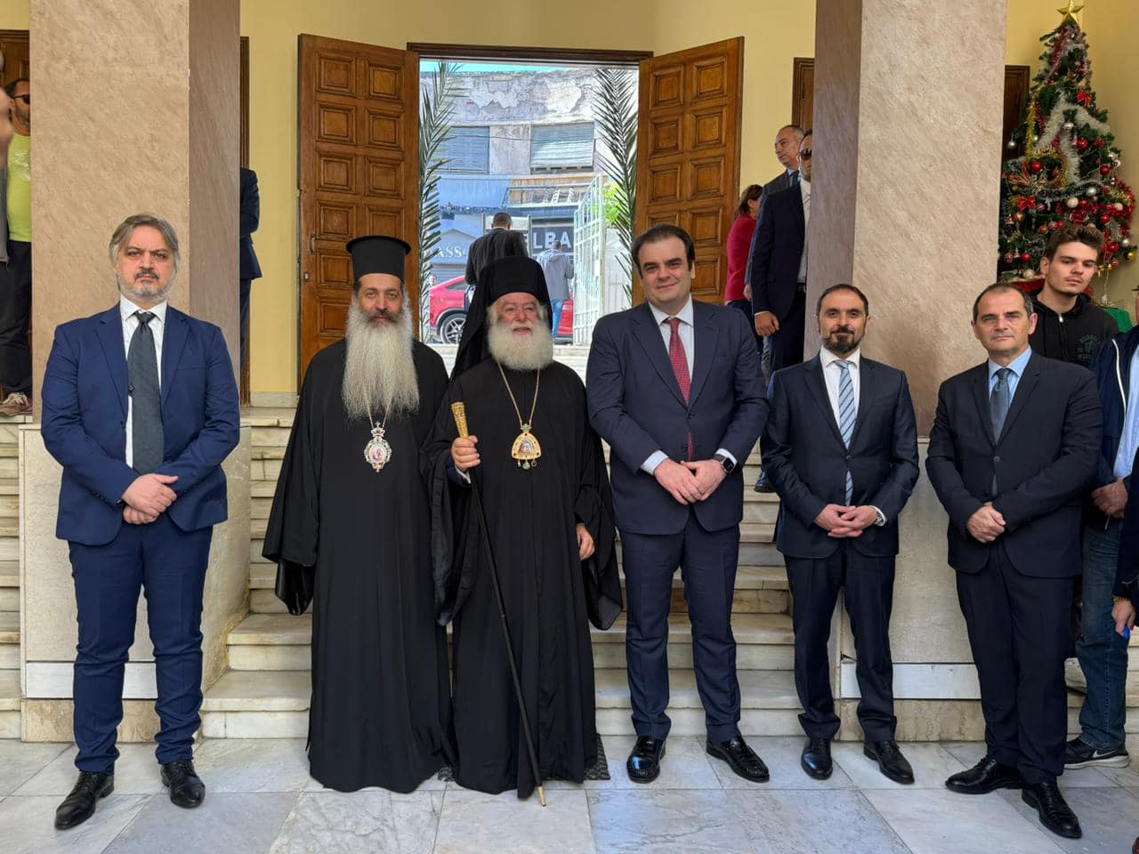 Συνάντηση Πατριάρχη Αλεξανδρείας με Κυριάκο Πιερρακάκη - Ψηφιοποίηση ...