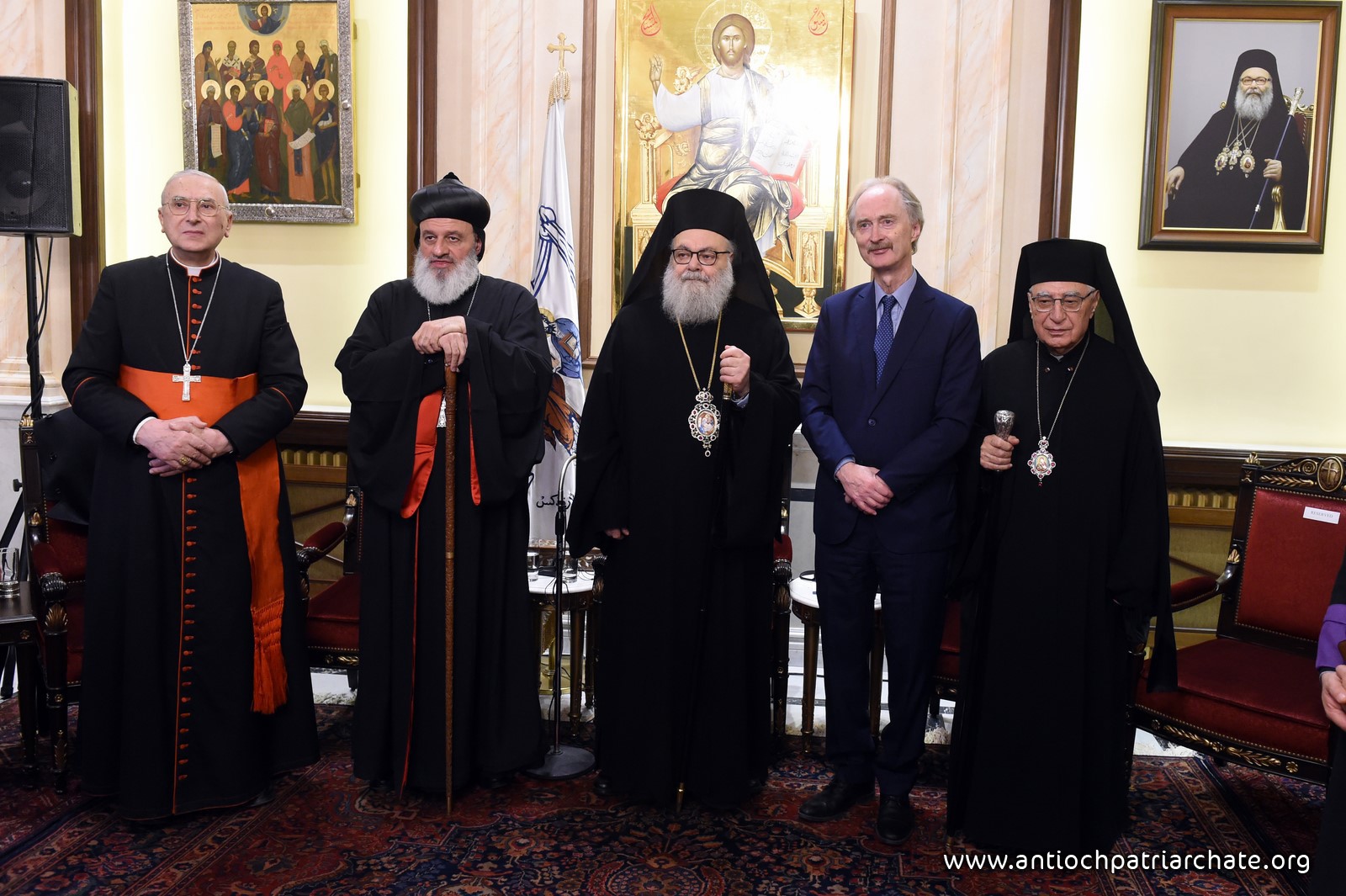 Ο ειδικός απεσταλμένος του ΟΗΕ στη Συρία στο πλευρό των Χριστιανών ...