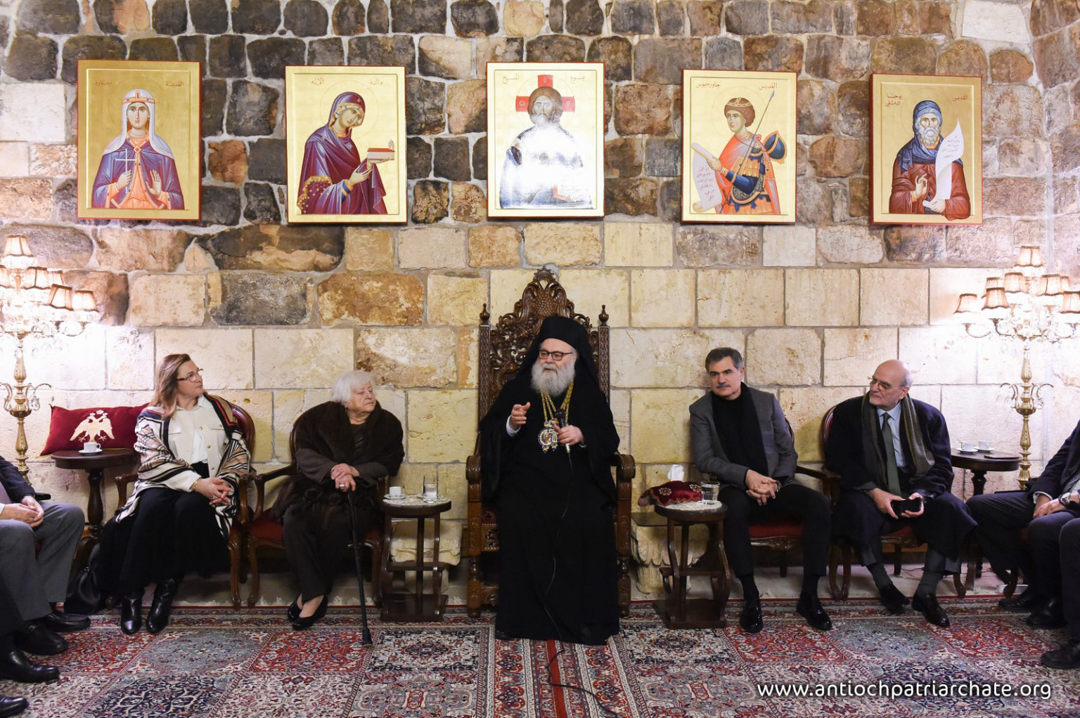 Θεία Λειτουργία στην Πατριαρχική Μονή της Παναγίας του Μπαλαμάντ ...