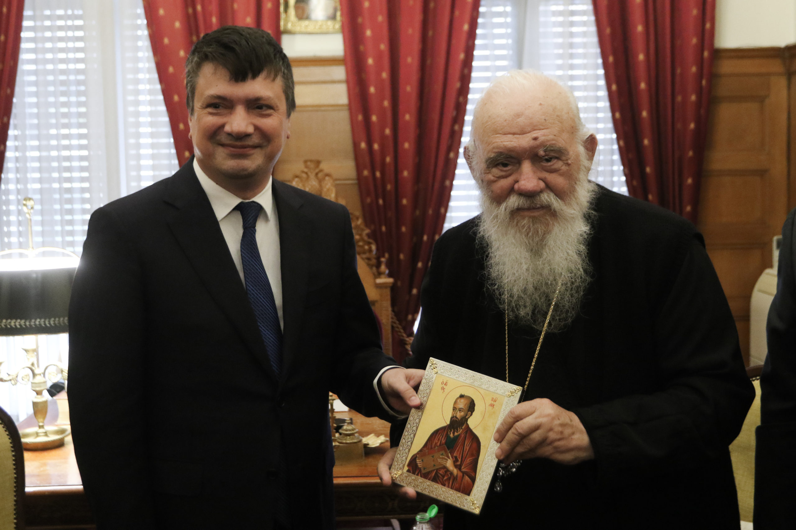 [ΟΡΘΟΔΟΞΙΑ] Συνάντηση Αρχιεπισκόπου Ιερωνύμου με τον νέο Πρόεδρο της ...